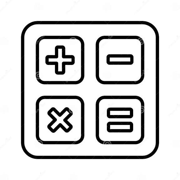 A Well Designed Calculator Icon, Digital Computation and Arithmetic ...