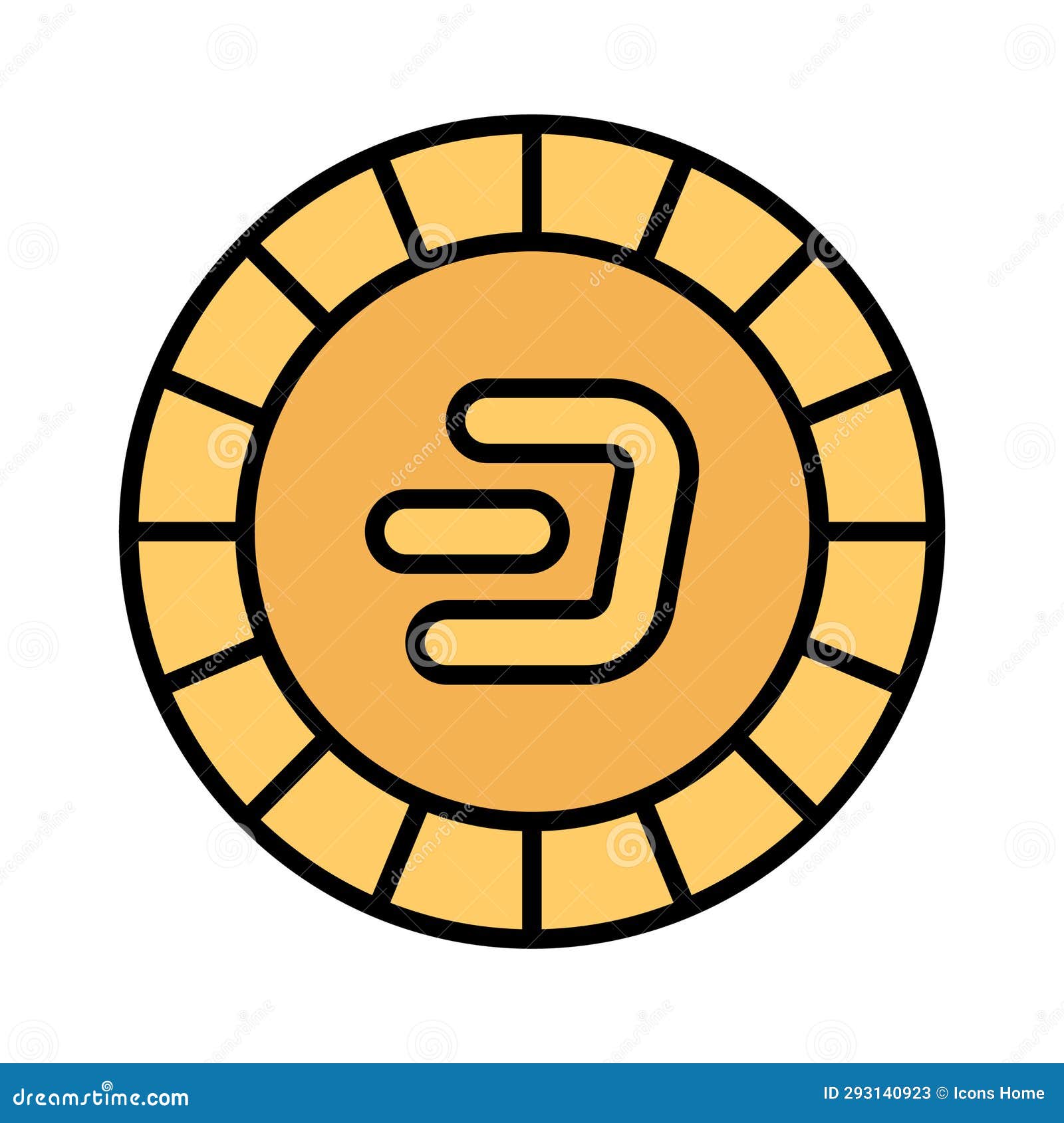 Well Designed Icon of Dash Coin, Cryptocurrency Coin Vector Design ...