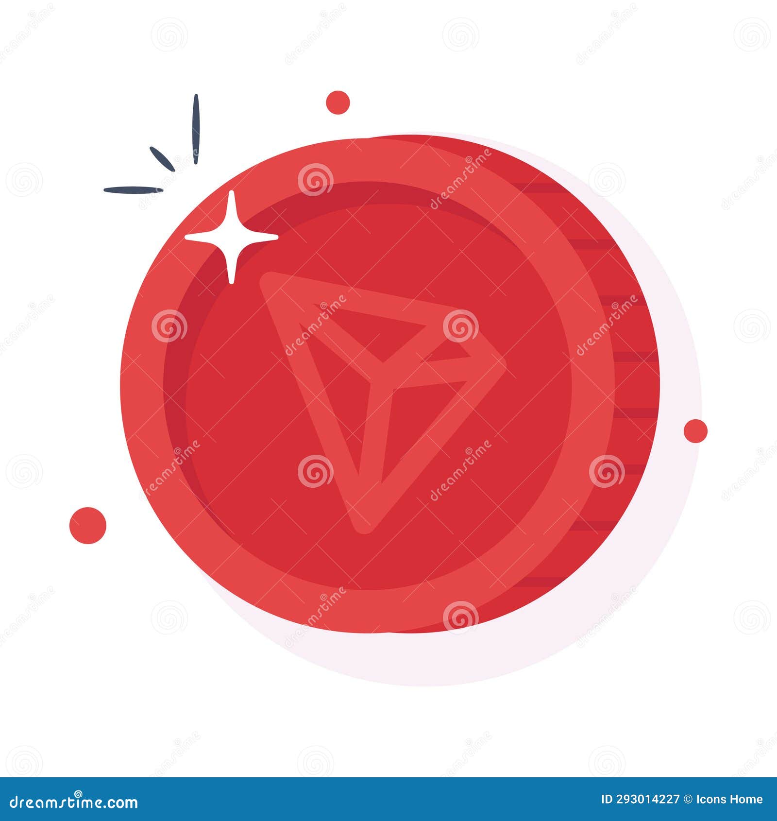 Well Designed Icon of Tron Coin, Cryptocurrency Coin Vector Design ...