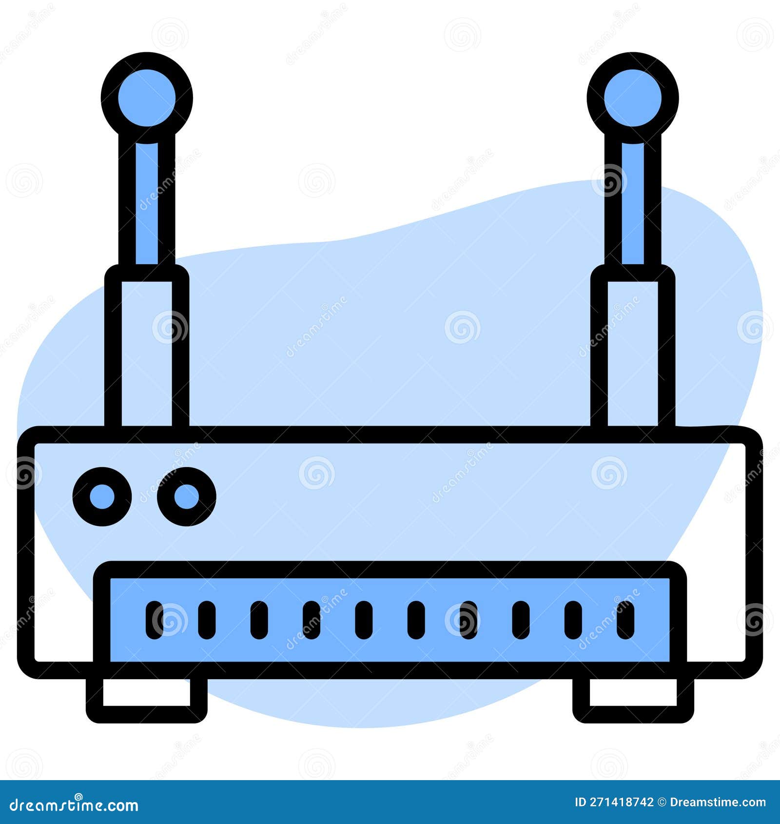 Well Designed Icon of Wifi Router, Wireless Wifi Router Vector Stock ...