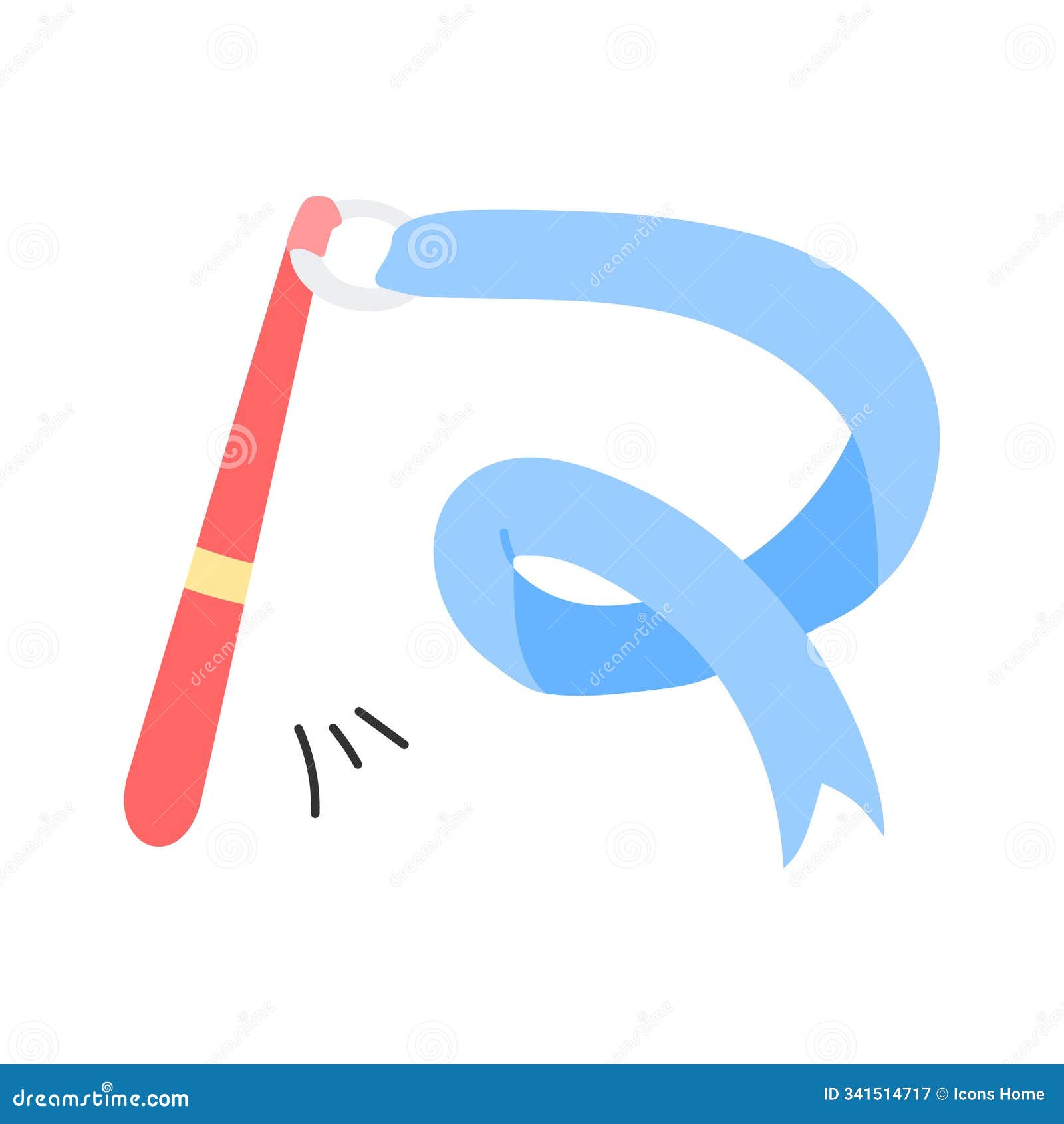 Gymnastics Ribbon Vector, Rhythmic Gymnastics Performances and ...