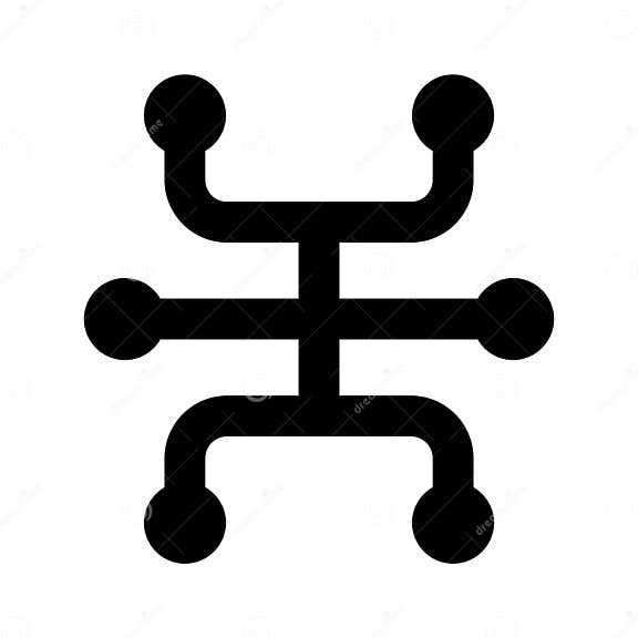 Well Designed Nodes Network Icon, Topology Vector Design Stock Vector ...