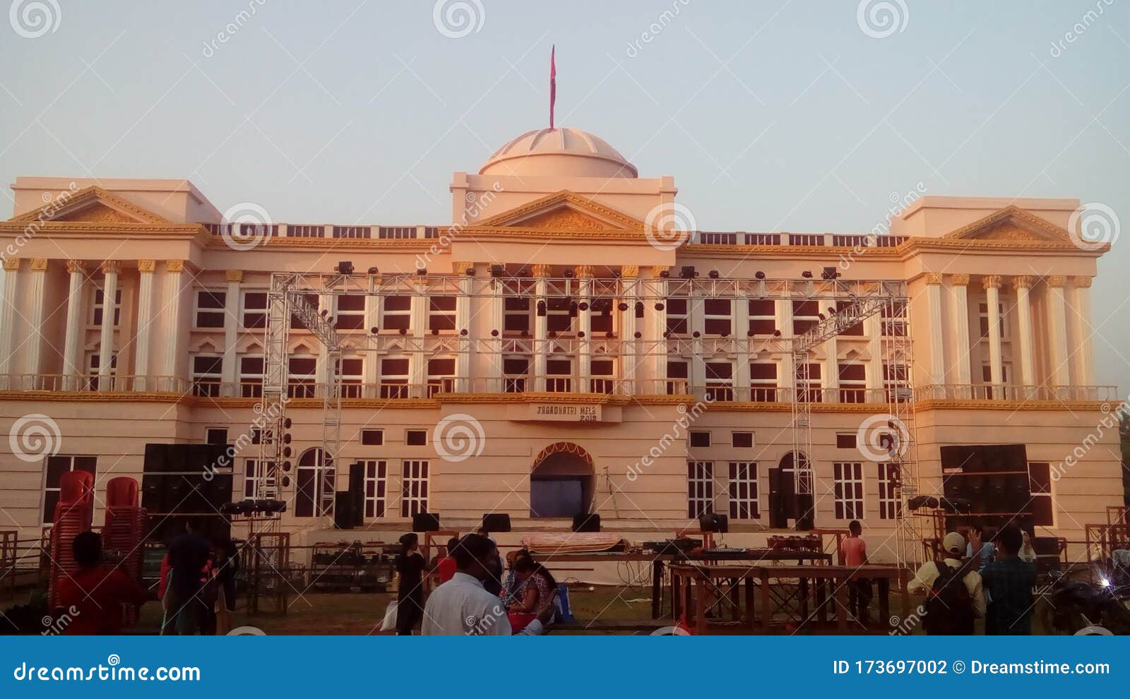 Well Designed Palace of the King of Mayurbhanj Editorial Photography ...