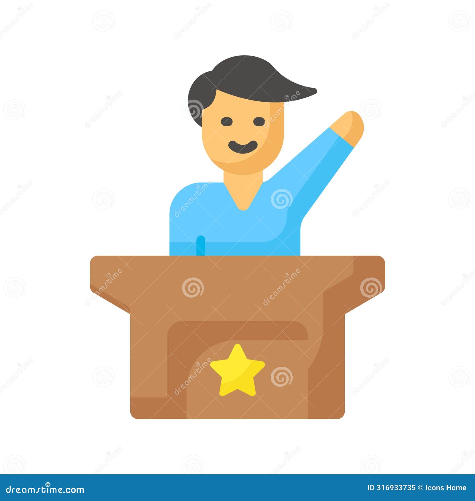 Well Designed Politician Vector Design, Ready for Premium Use Stock ...