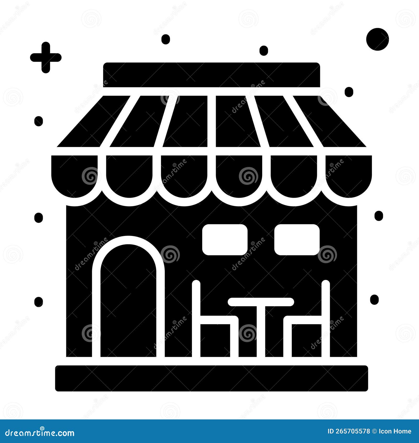 Well Designed Restaurant Building Vector in Trendy Style Stock Vector ...