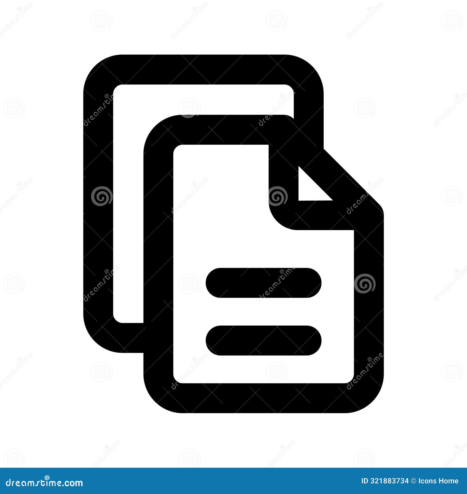 Well Designed Vector Icon of Document in Modern and Trendy Style Stock ...