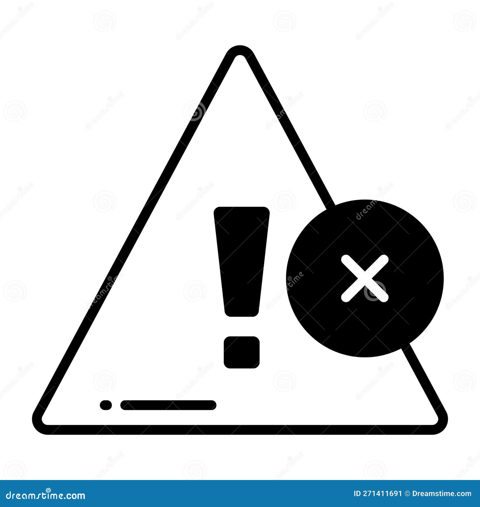 Well Designed Vector of Warning in Trendy Style, Editable Icon Stock ...