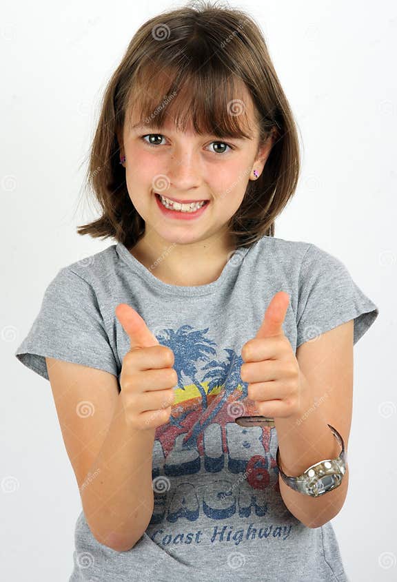 Well Done stock photo. Image of thumb, smile, smiling - 3145462