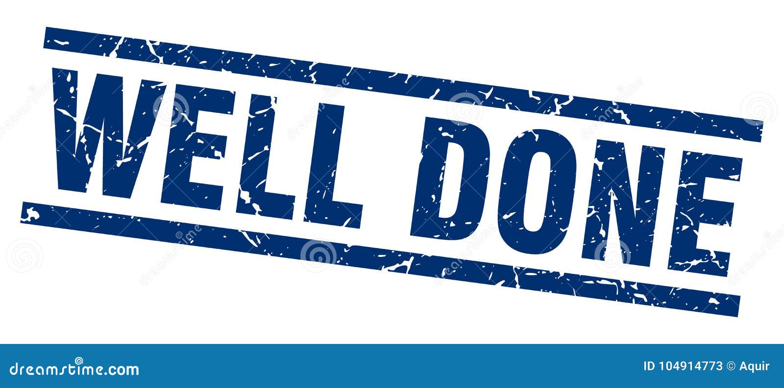 Well done stamp stock vector. Illustration of label - 104914773