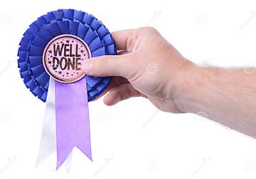Well done stock photo. Image of badge, medal, congratulating - 33415140