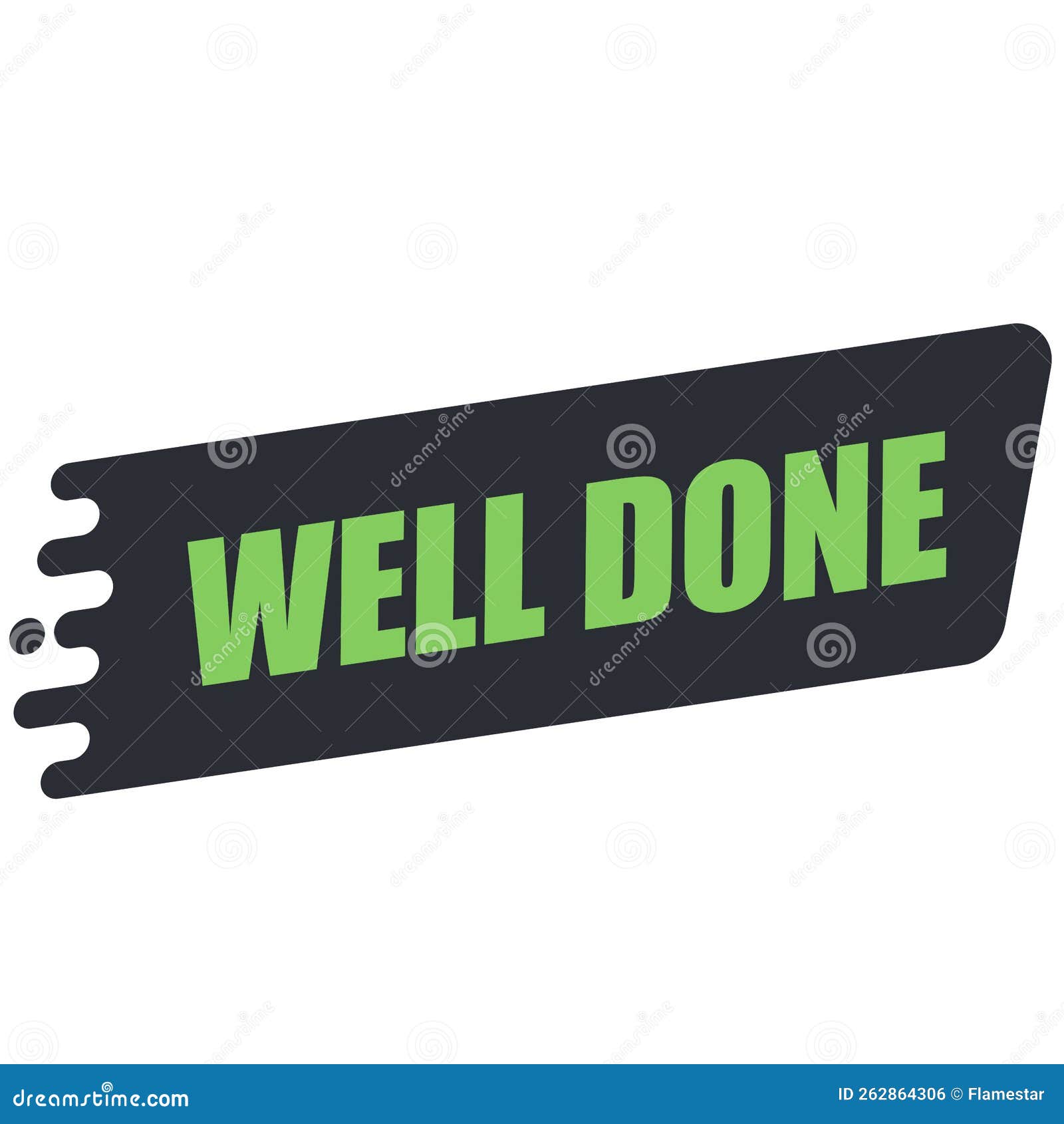 Well Done Modern Banner for Ads. Stock Vector - Illustration of black ...