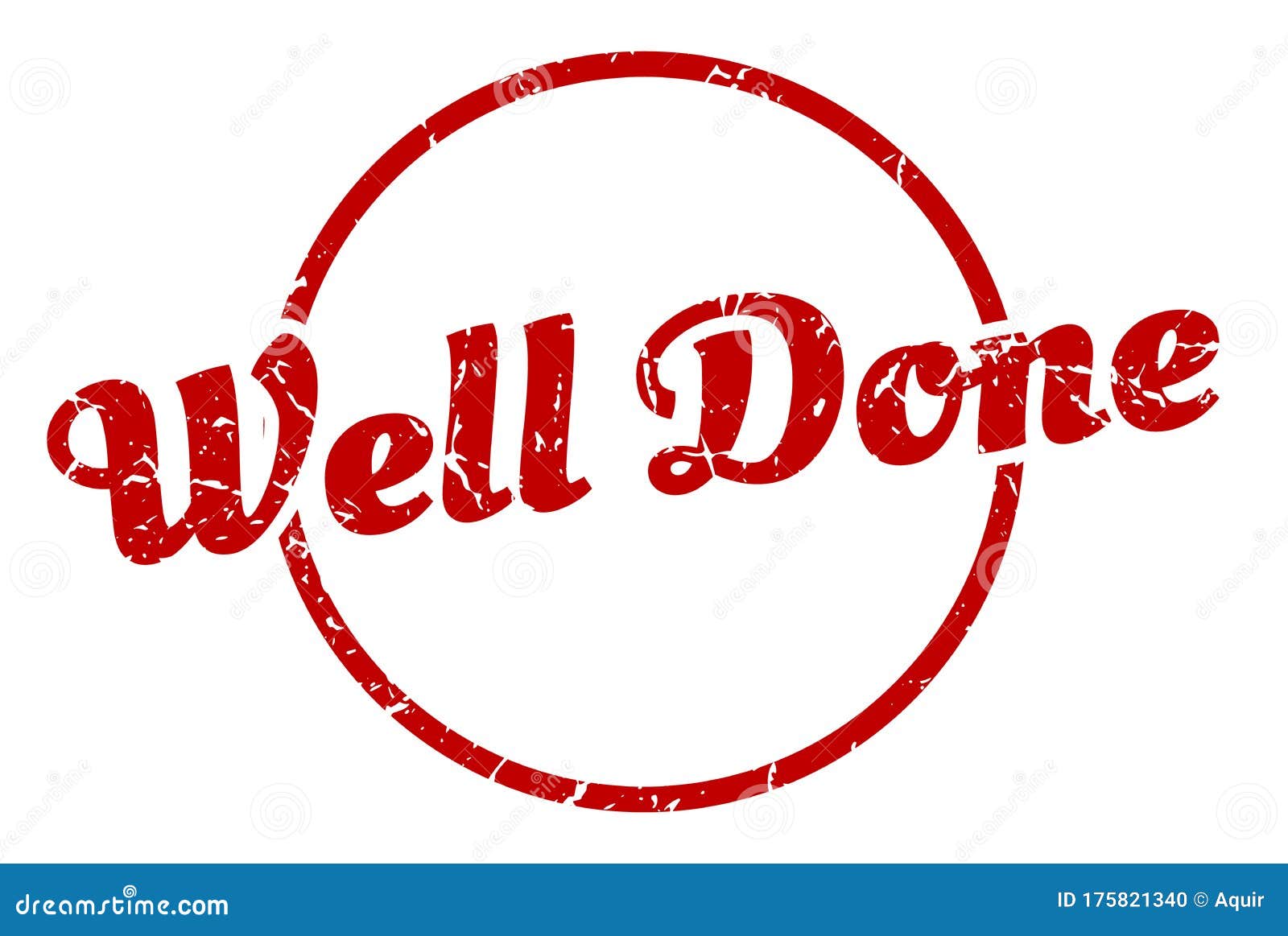 Well Done Sign. Well Done Round Vintage Stamp Stock Vector ...