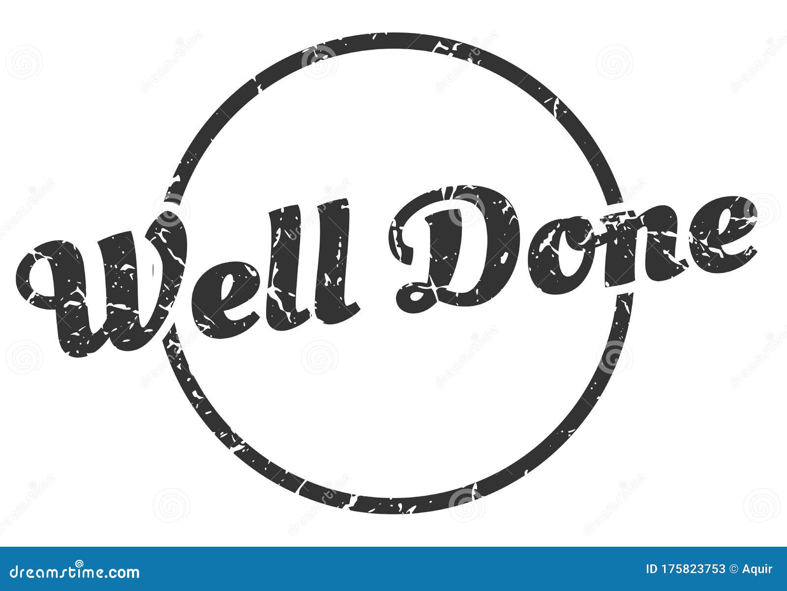 Well Done Sign. Well Done Round Vintage Stamp Stock Vector ...