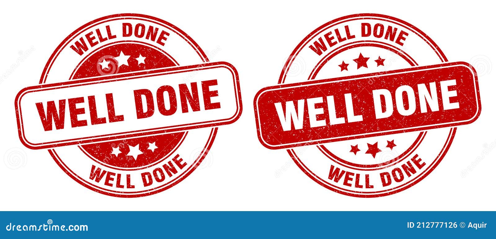 Well Done Stamp. Well Done Label. Round Grunge Sign Stock Vector ...