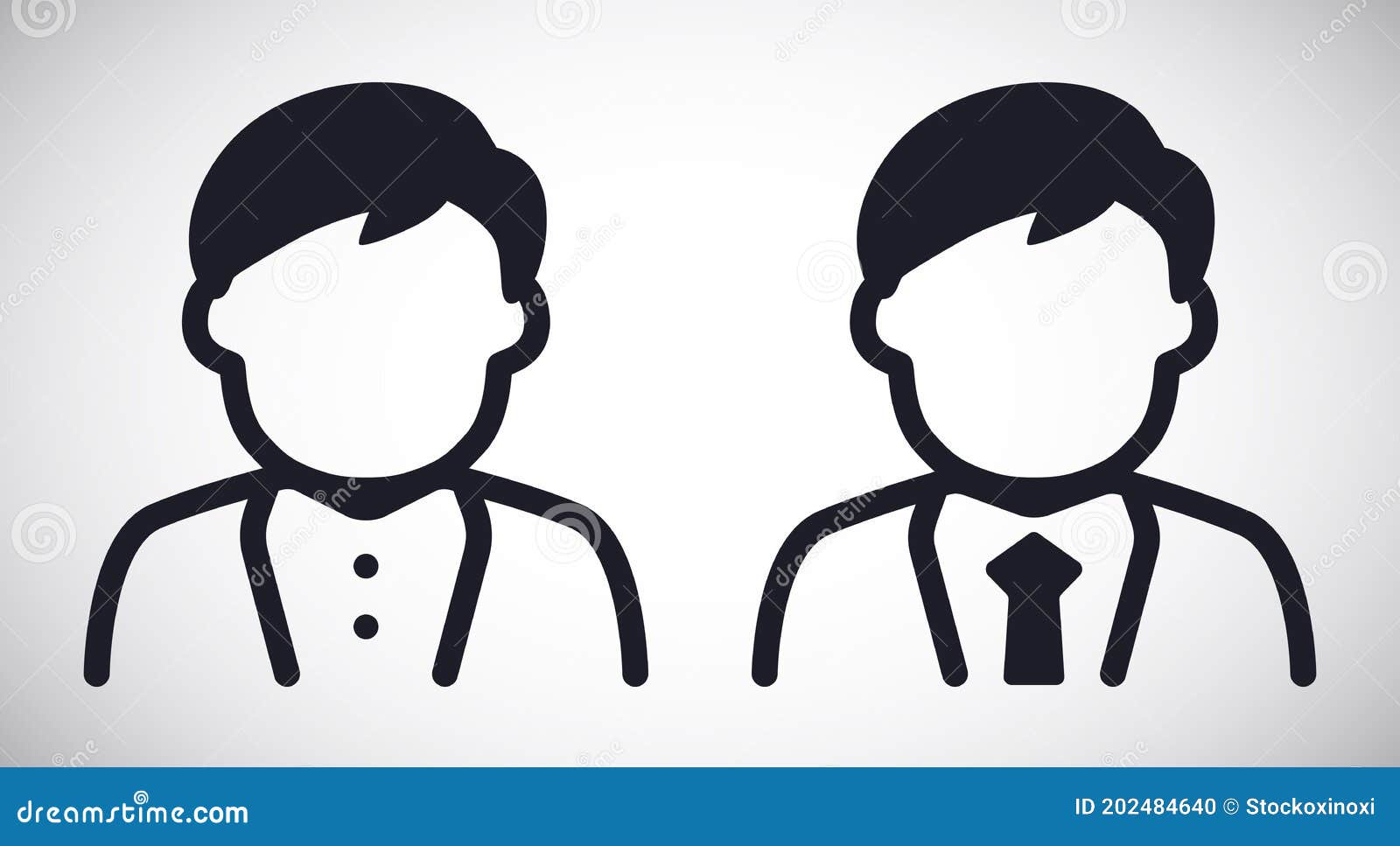 Well Dressed Man Vector Symbol Stock Vector - Illustration of dress ...