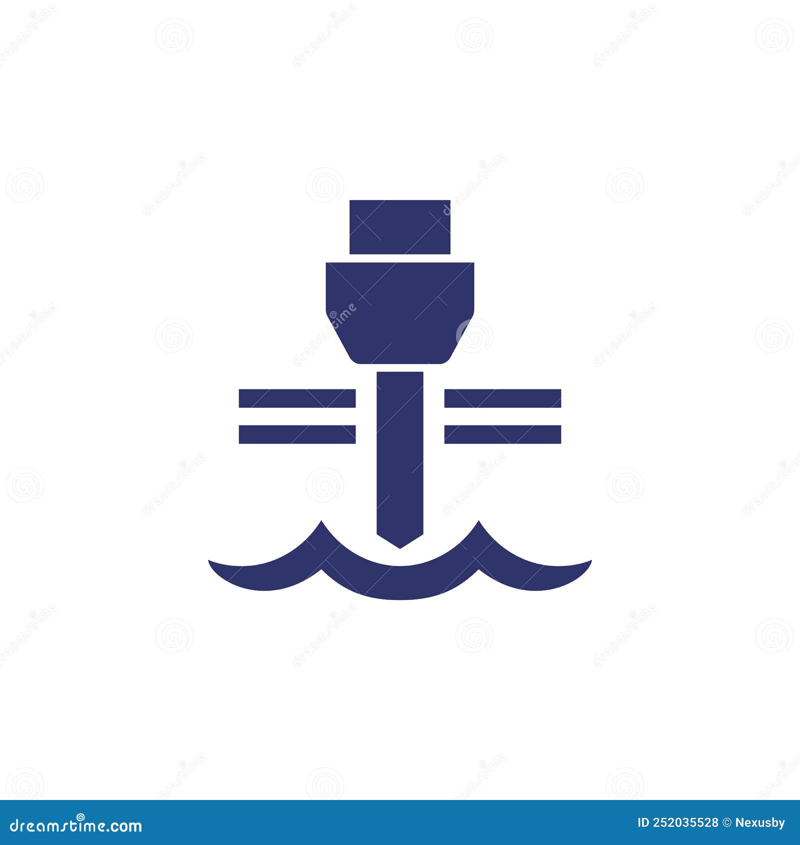 Well Drilling, Water Borehole Icon Stock Vector - Illustration of water ...