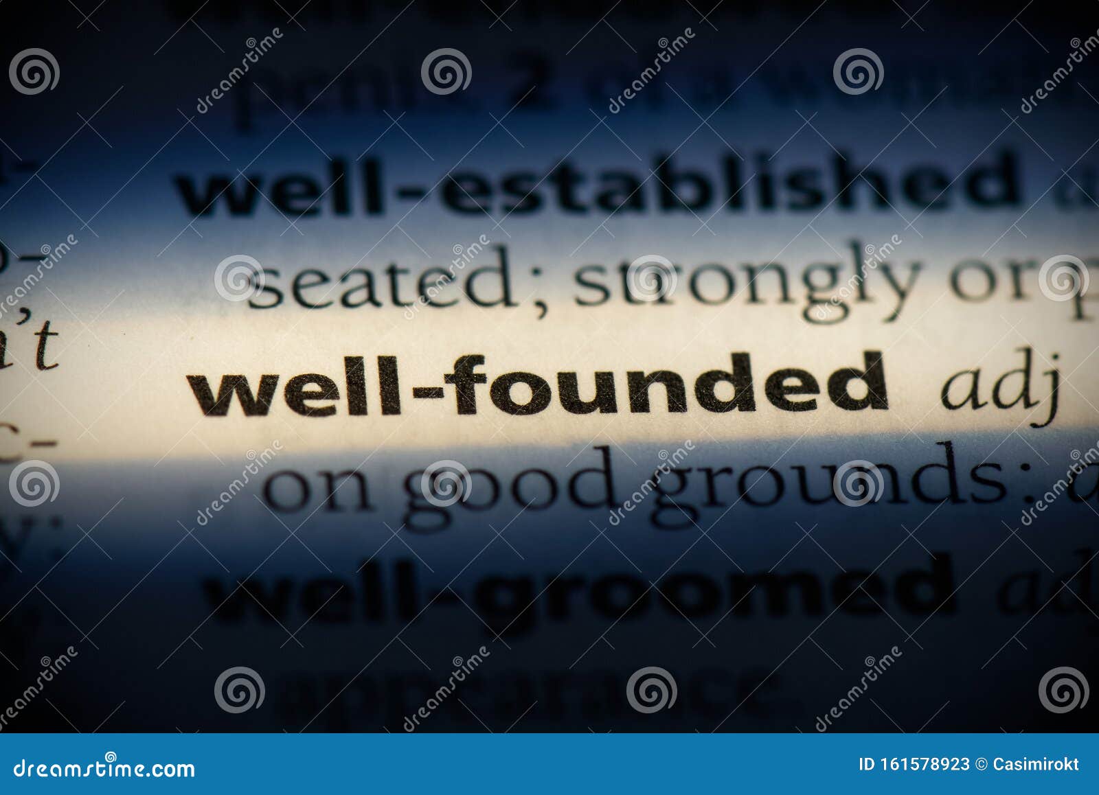 Well-founded stock image. Image of isolated, page, detail - 161578923