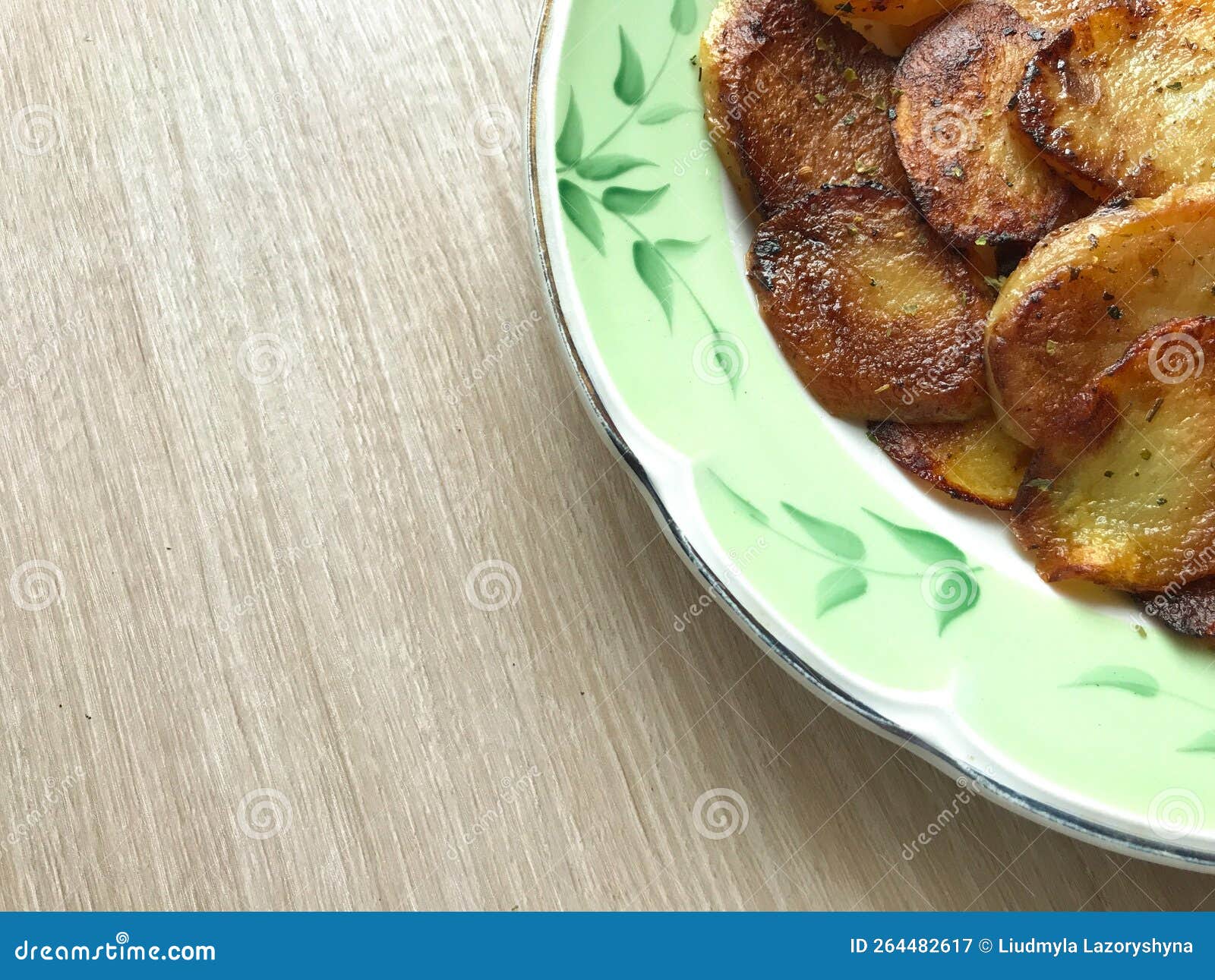 Well-fried Brown Potatoes are Ready To Eat Stock Image - Image of ready ...