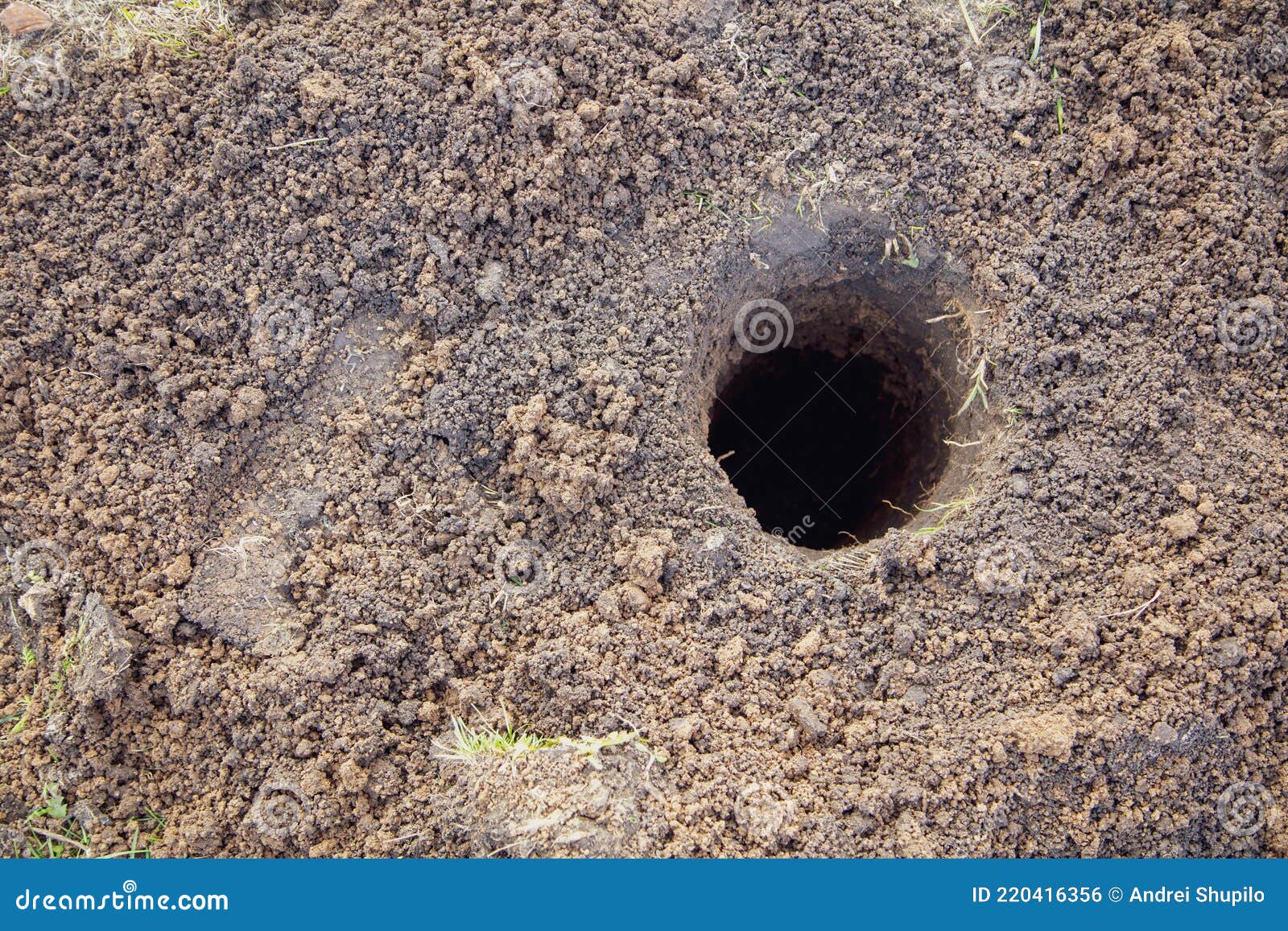 Well in the Ground from Drilling. Stock Photo - Image of wells ...