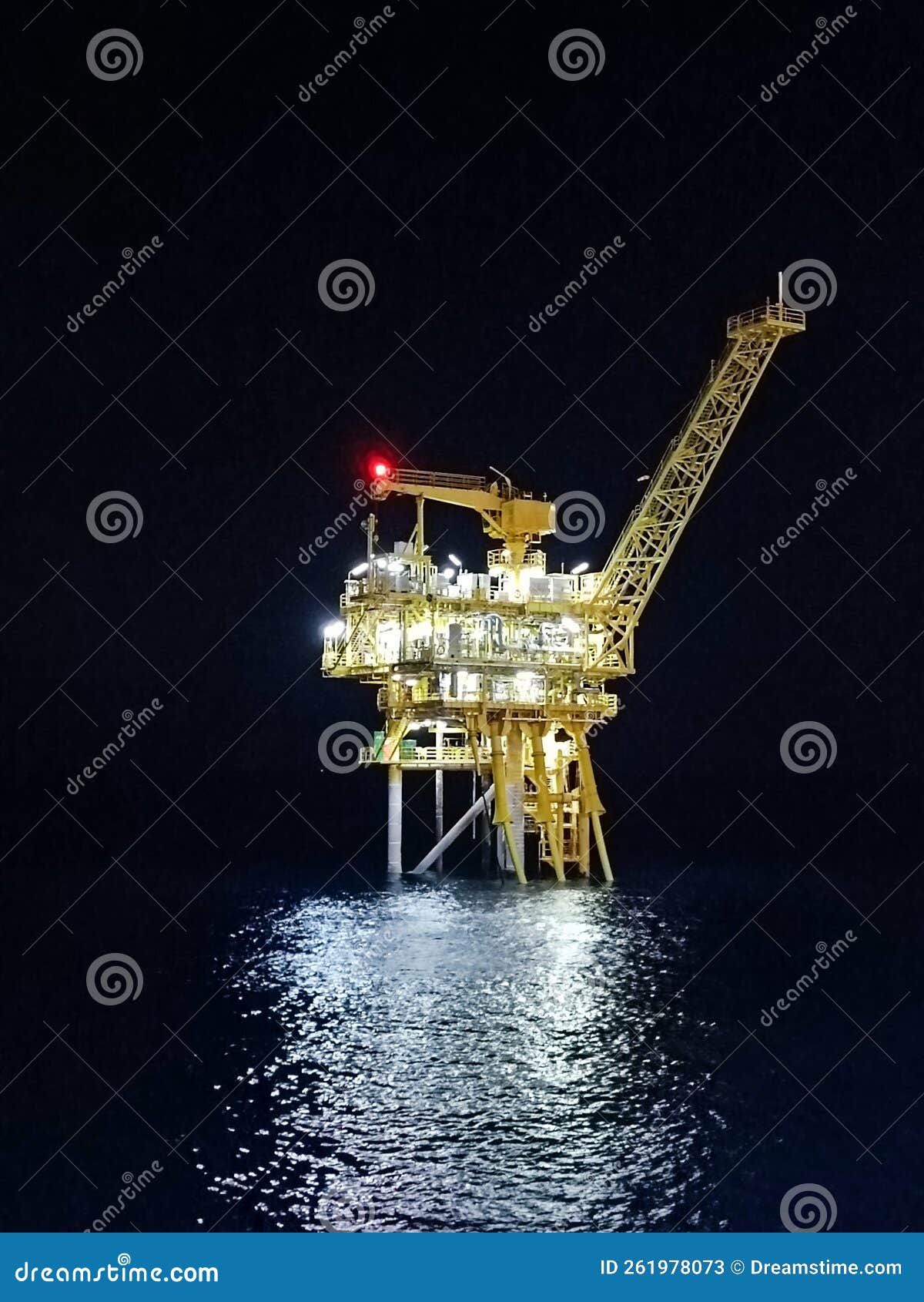 Well Head for Offshore Gas Production Stock Image - Image of production ...