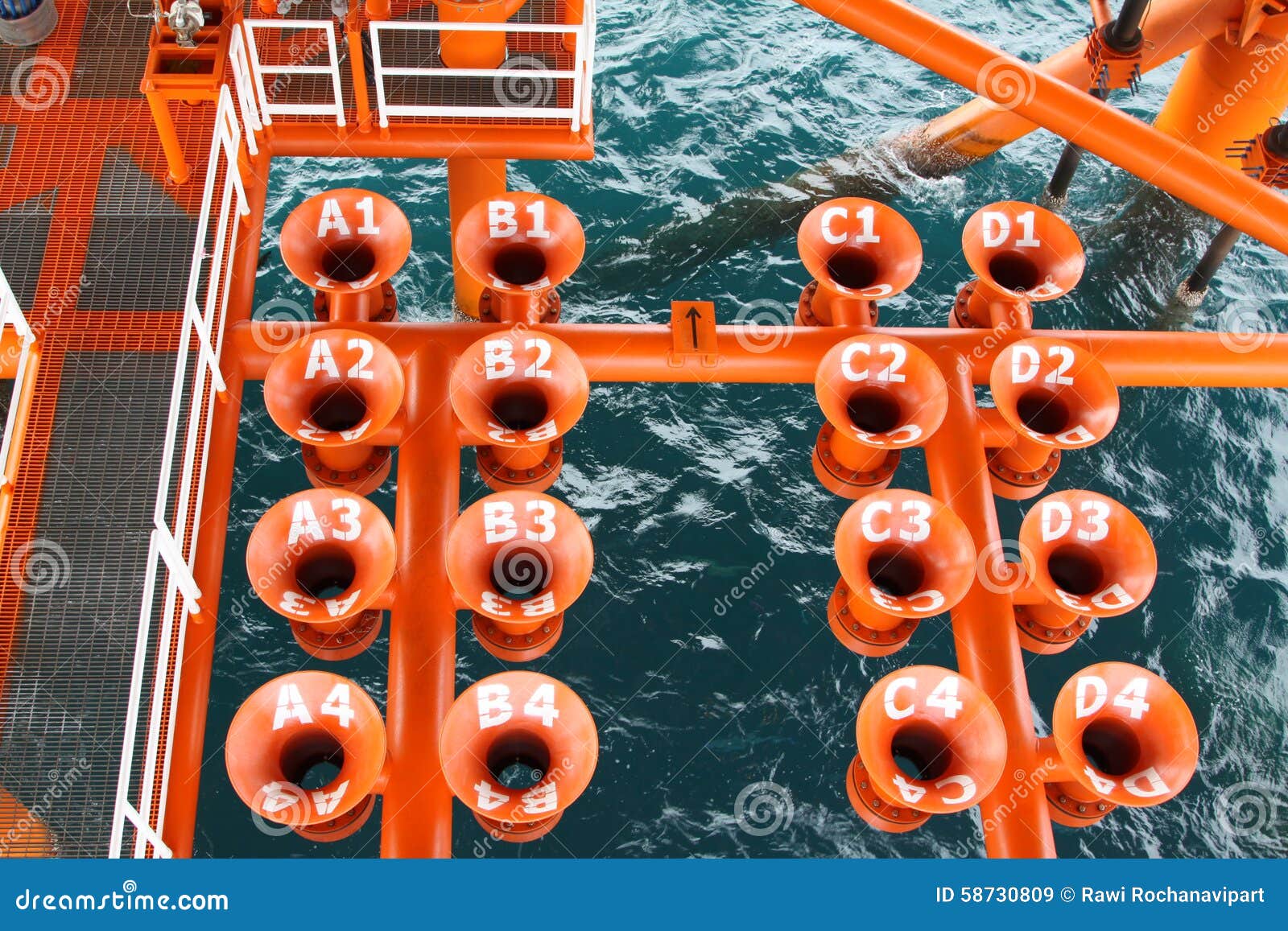 Well Head Slot on the Platform or Rig. Stock Image - Image of pipeline ... Well Head Slot on the Platform or Rig. Stock Image - Image of pipeline ...