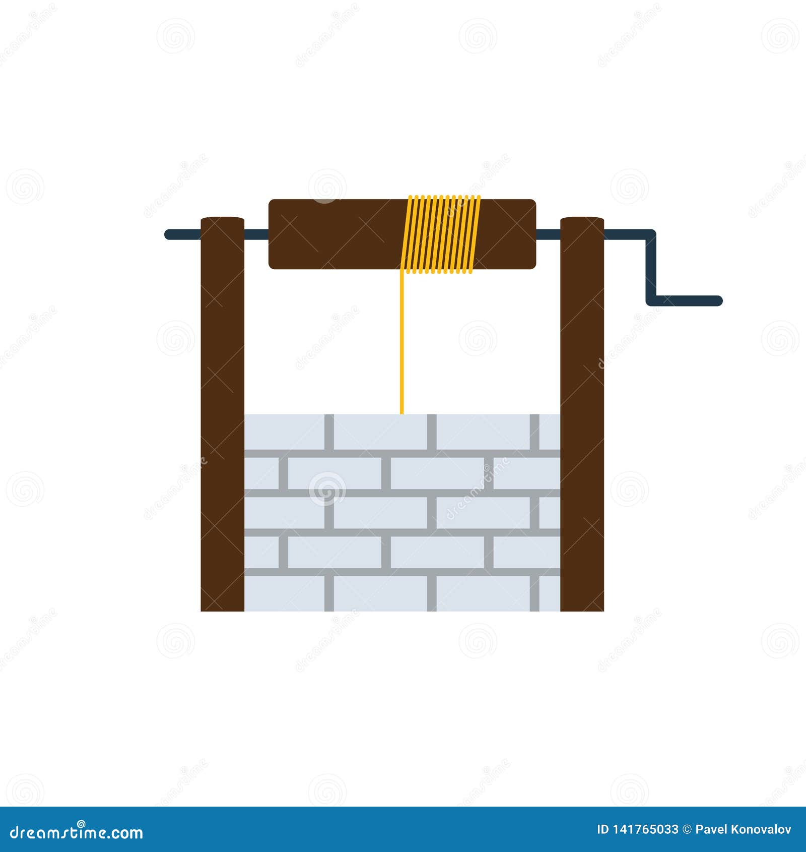 Well icon stock vector. Illustration of logo, draw, sign - 141765033