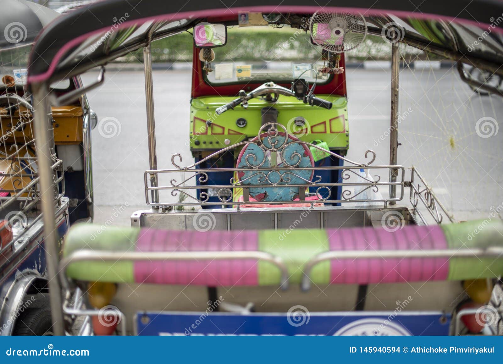 Well Known and Famous Local Taxi in Thailand, Tuk-Tuk, Parking Nearby ... Well Known and Famous Local Taxi in Thailand, Tuk-Tuk, Parking Nearby ...