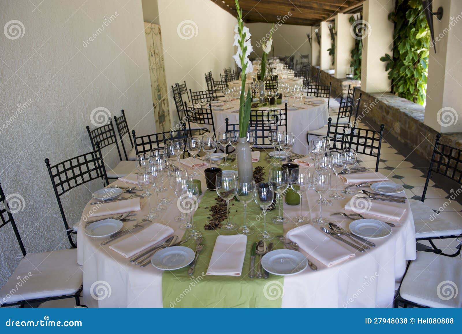 Well-laid table stock photo. Image of ceremonial, convivial - 27948038