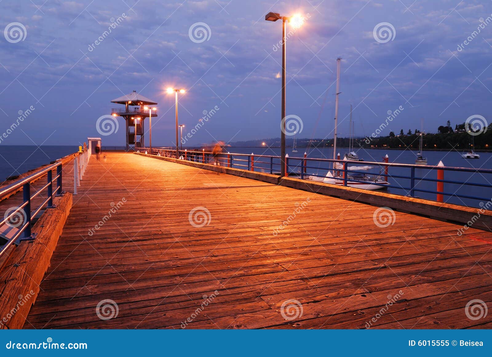 Well Lit Dock stock image. Image of dock, cargo, water - 6015555