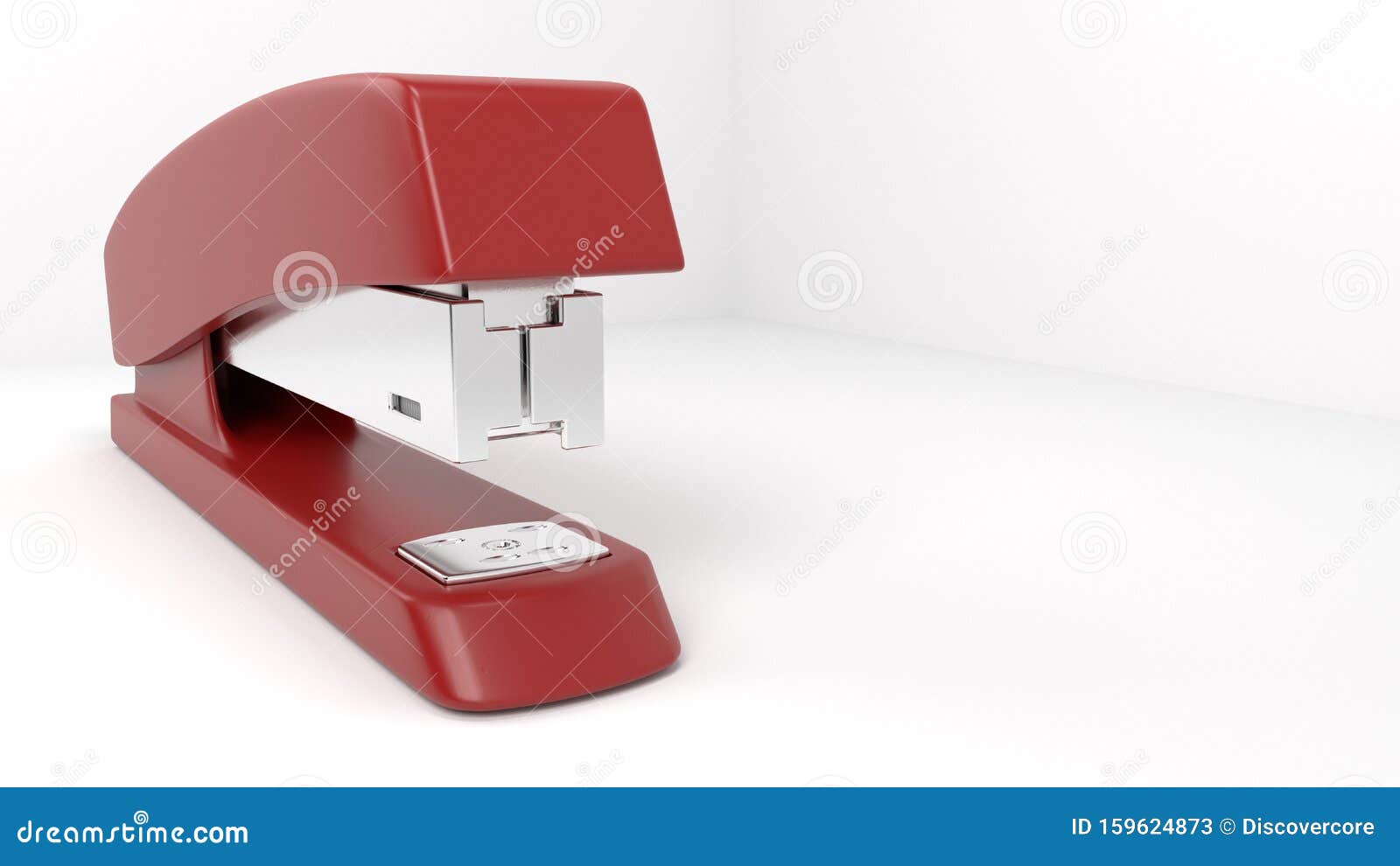 Dramatic Red Stapler Shot stock illustration. Illustration of stapler ...