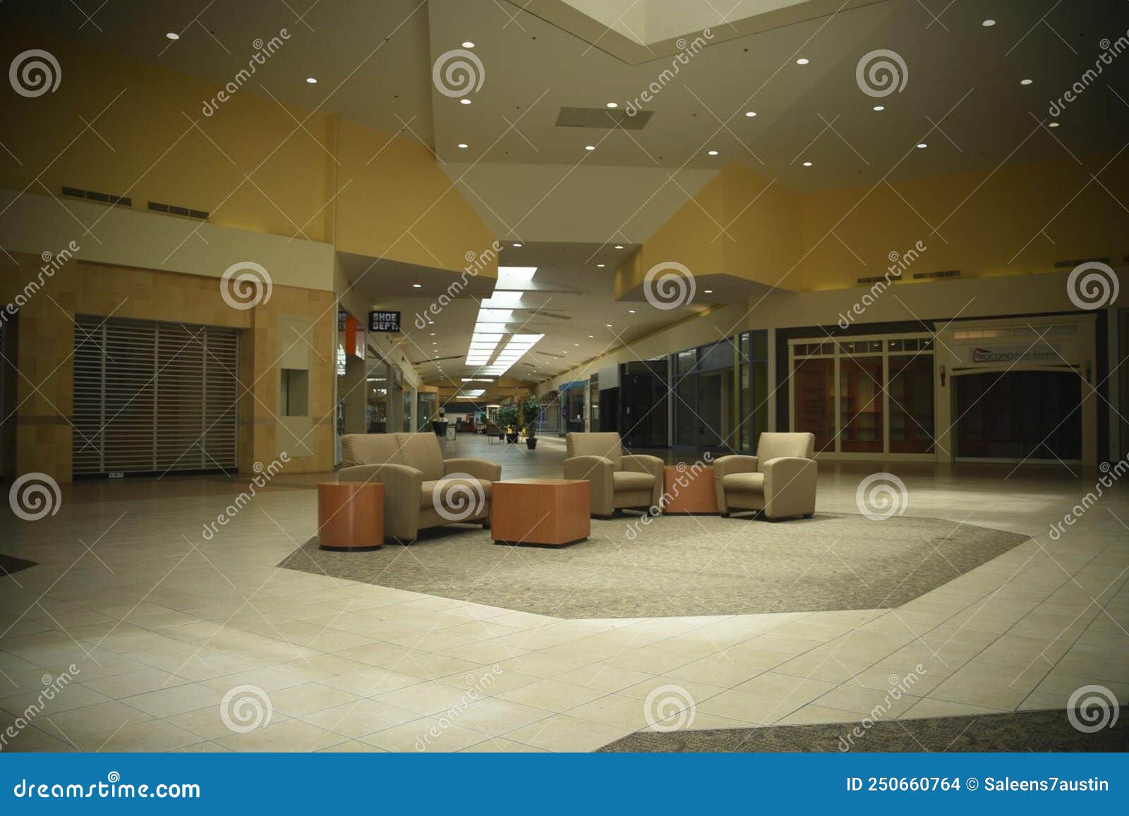 Dead Mall 2 stock photo. Image of dead, mall, stores - 250660764