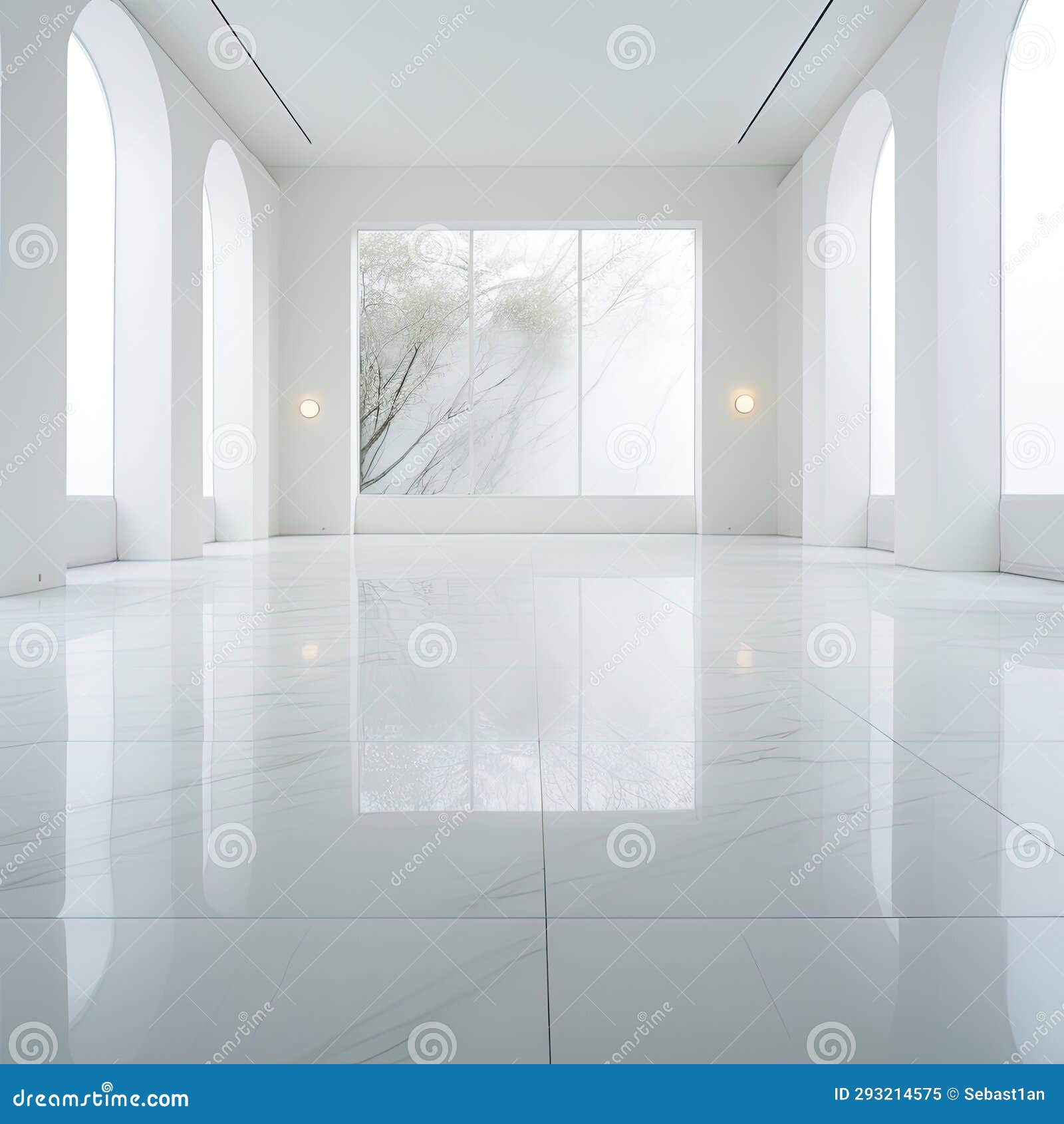 Well-lit Room with a Minimalist Interior Design, Embodying the ...