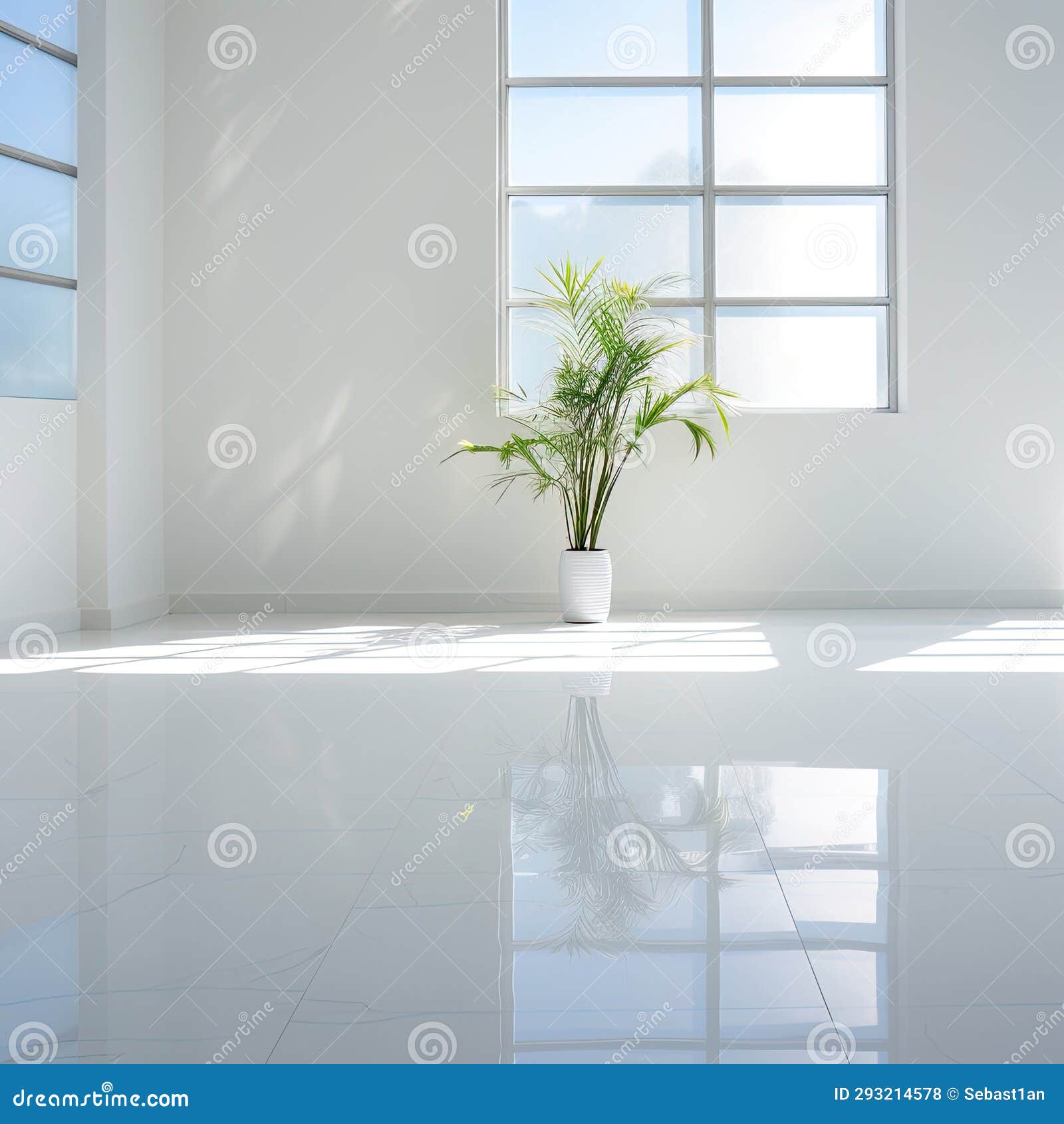 Well-lit Room with a Minimalist Interior Design, Embodying the ...