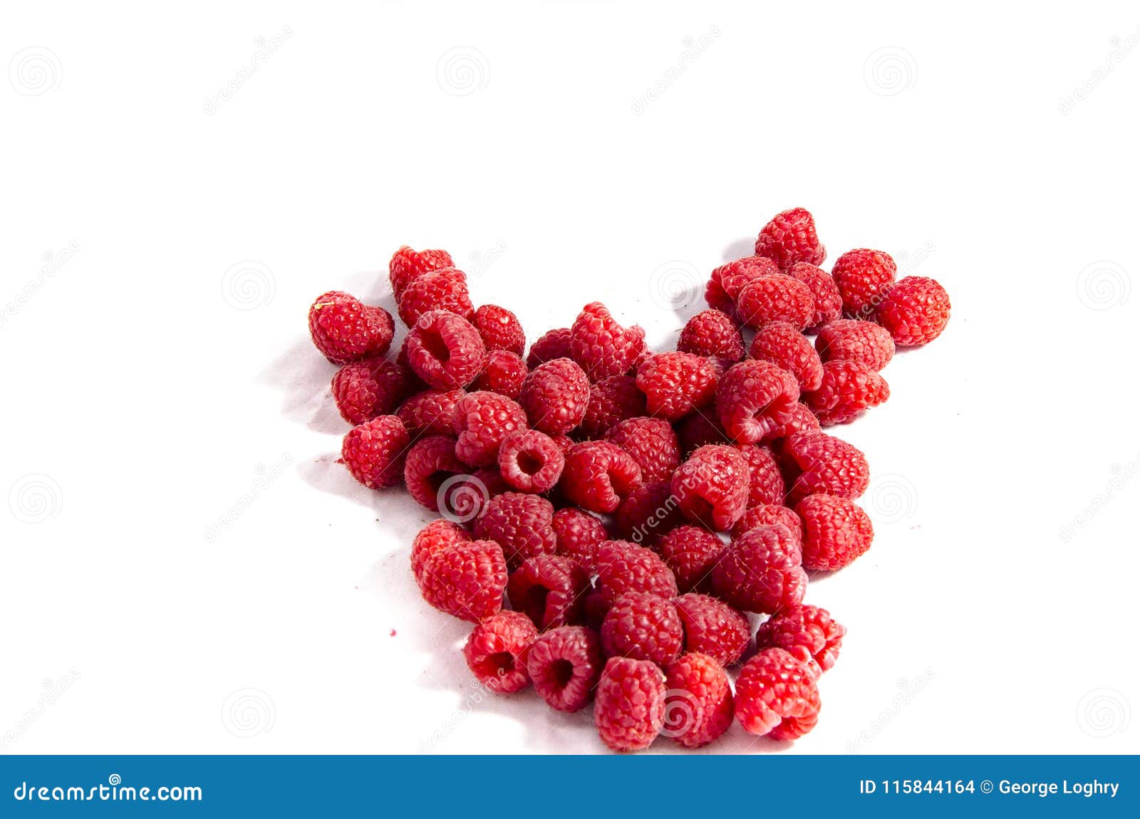 Well Look at that it`s a Hart Shape of Raspberry Stock Photo - Image of ...