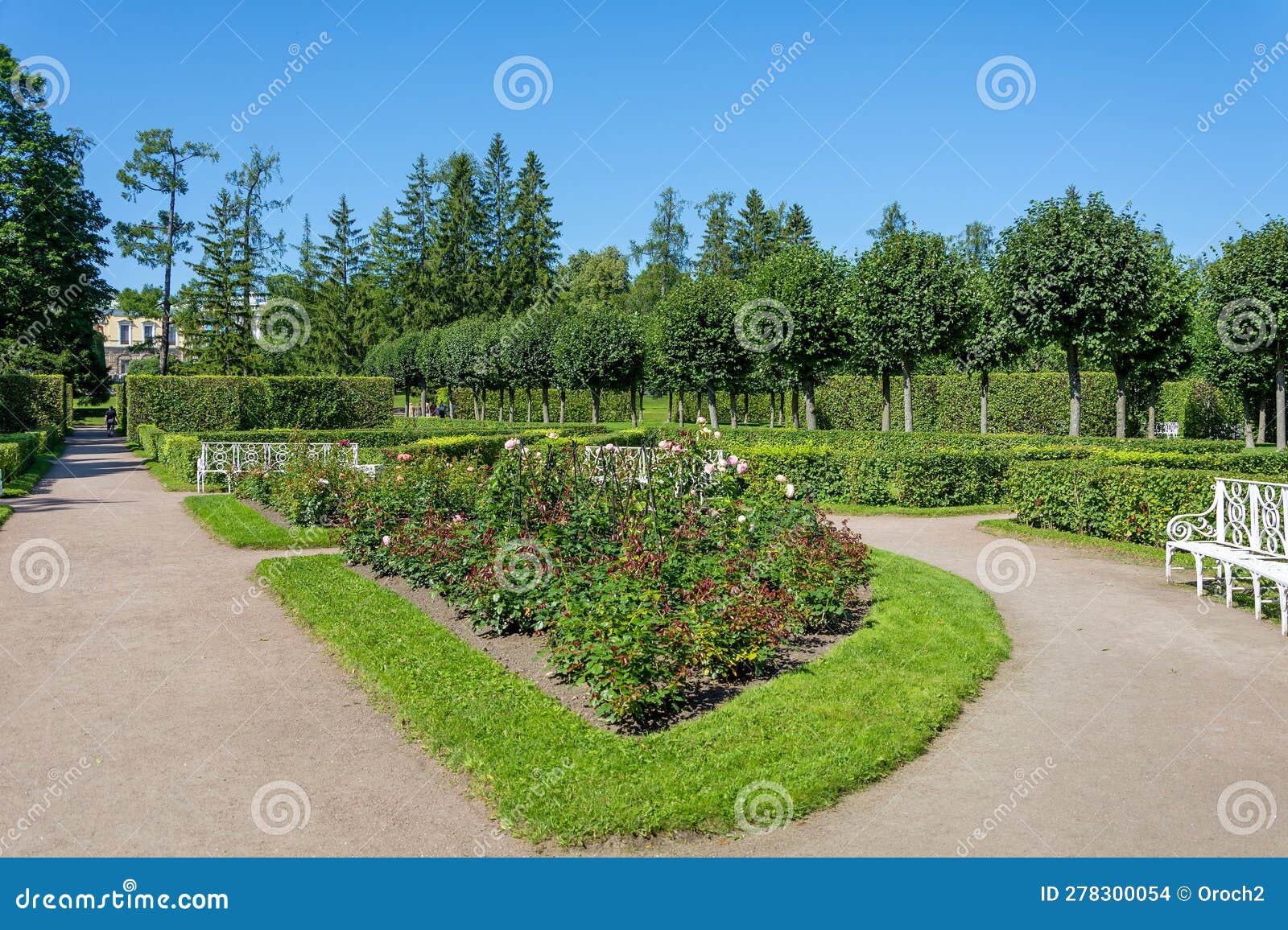 Well-maintained Regular Park Stock Photo - Image of territory ...