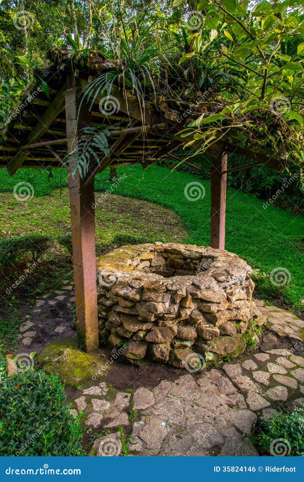 Well in the nature stock photo. Image of city, european - 35824146