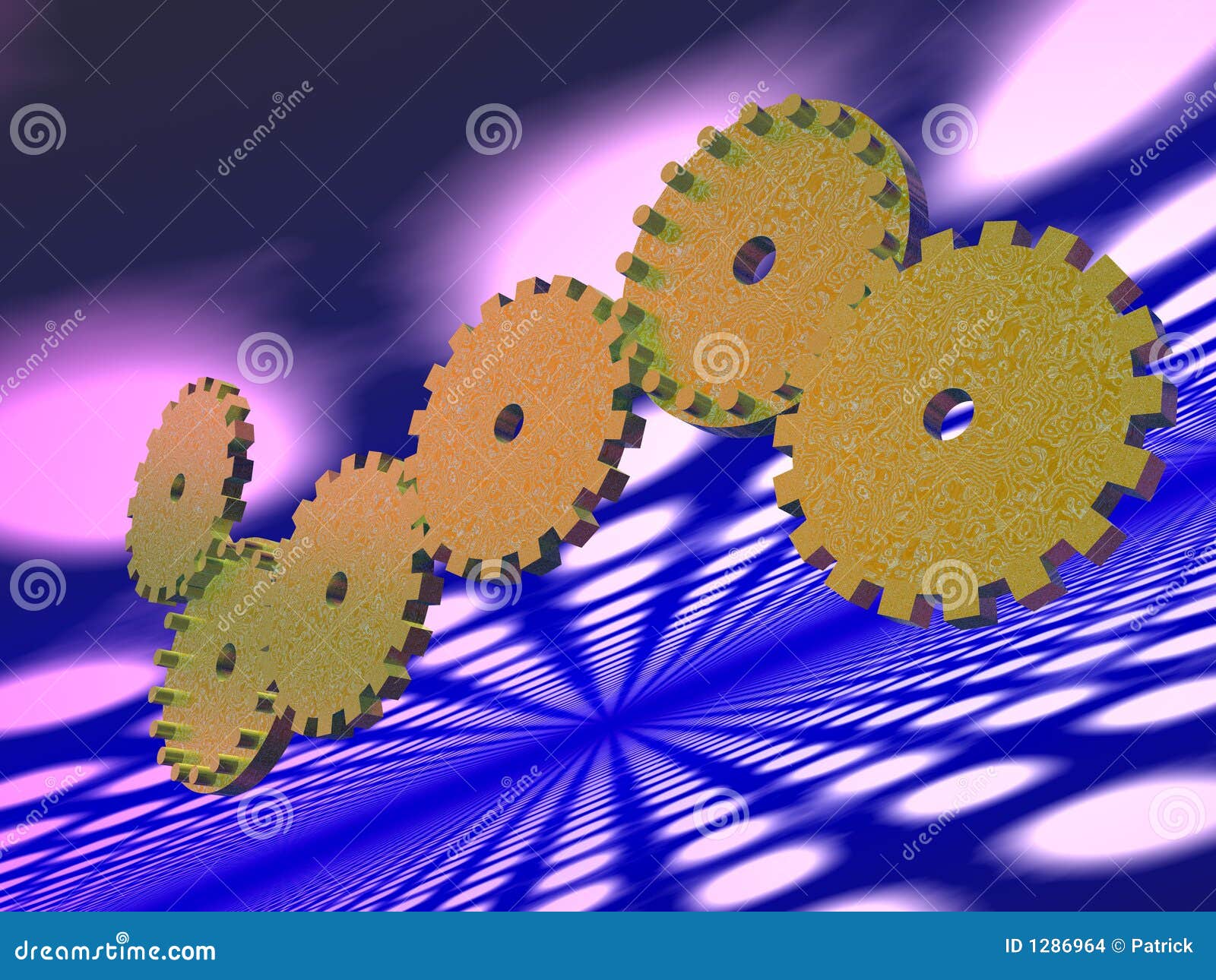 Well oiled machine, cogs. stock illustration. Illustration of cooperate ...