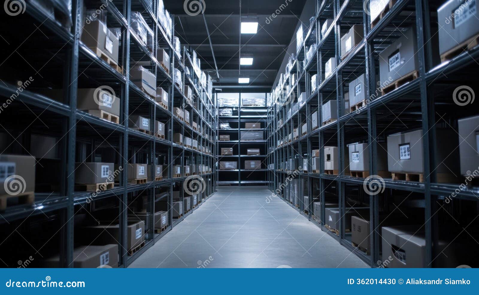 A Well-organized Pantry With Labeled And Dated Food Packages Stock ...