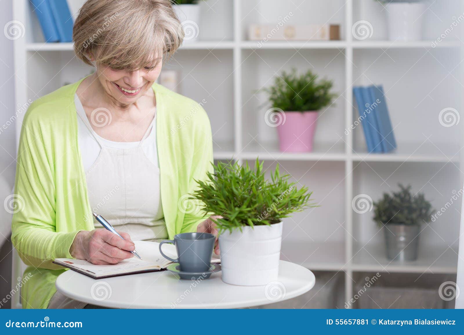 Well organized woman stock image. Image of pensioner - 55657881
