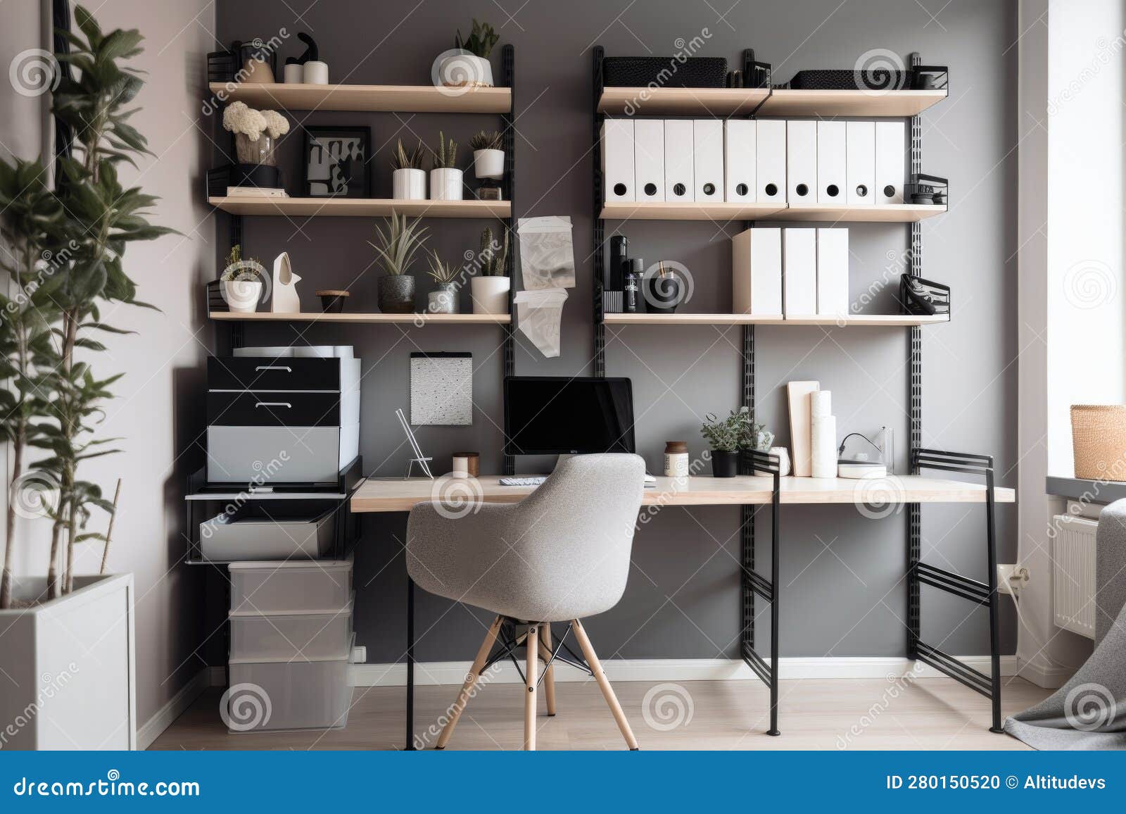 A Well-organized Work Space with Everything in Its Place, Ready for ...