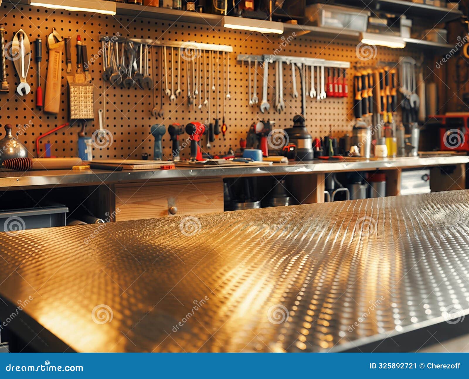 Well-Organized Workshop with Tools Stock Image - Image of screwdrivers ...