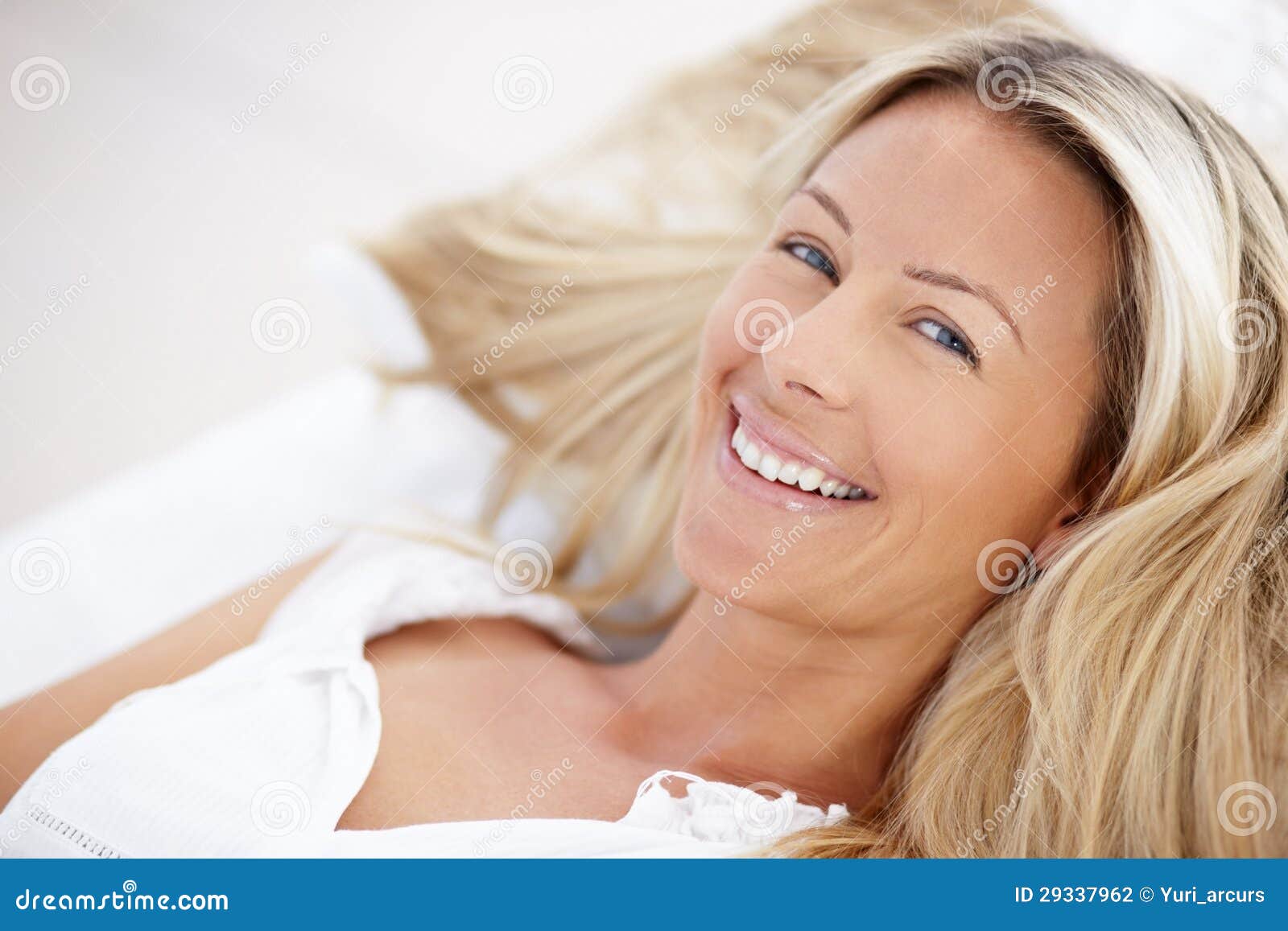 Well-rested and Ready for the Day Stock Photo - Image of female ...