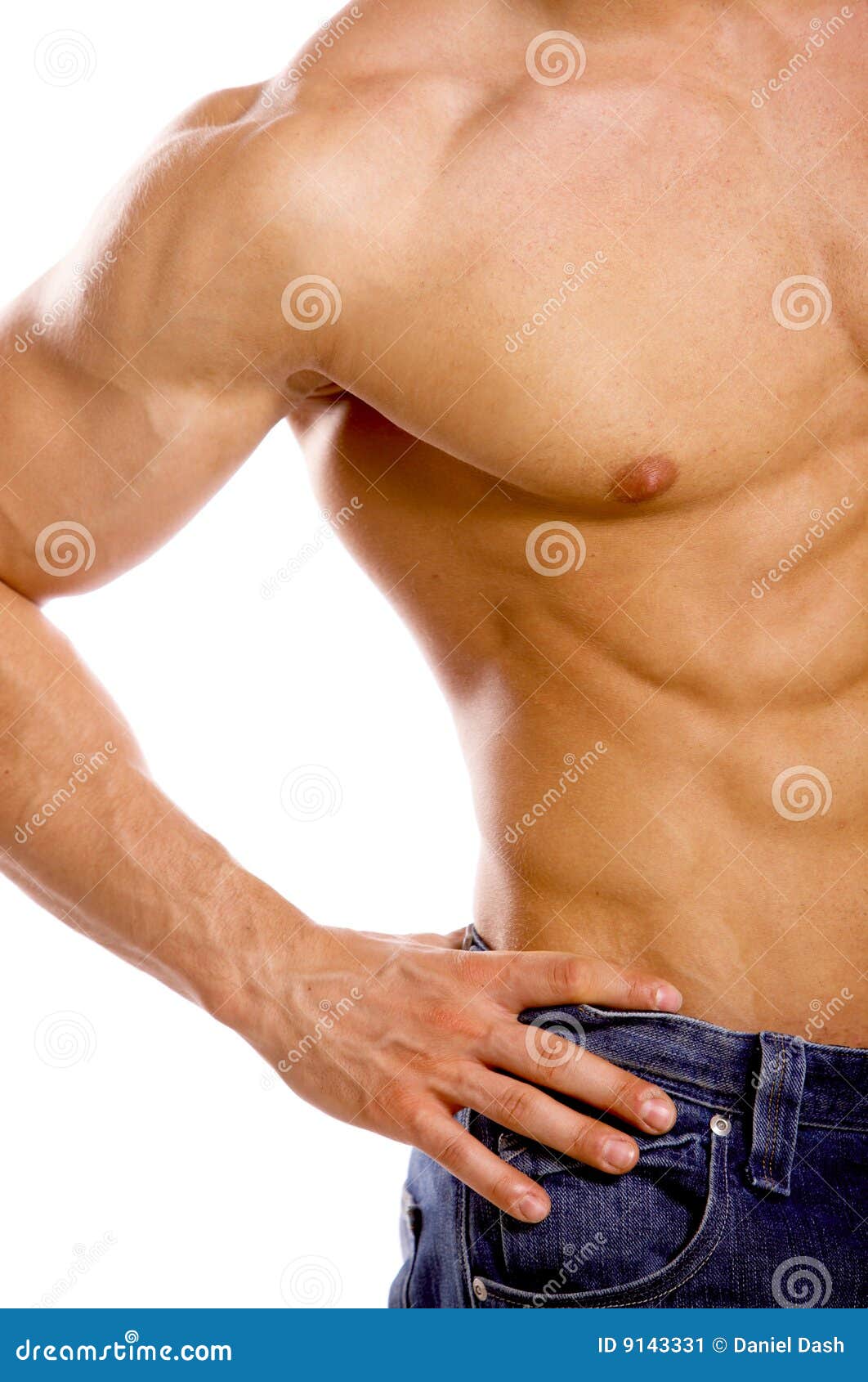 Well Shaped stock image. Image of form, handsome, chest - 9143331
