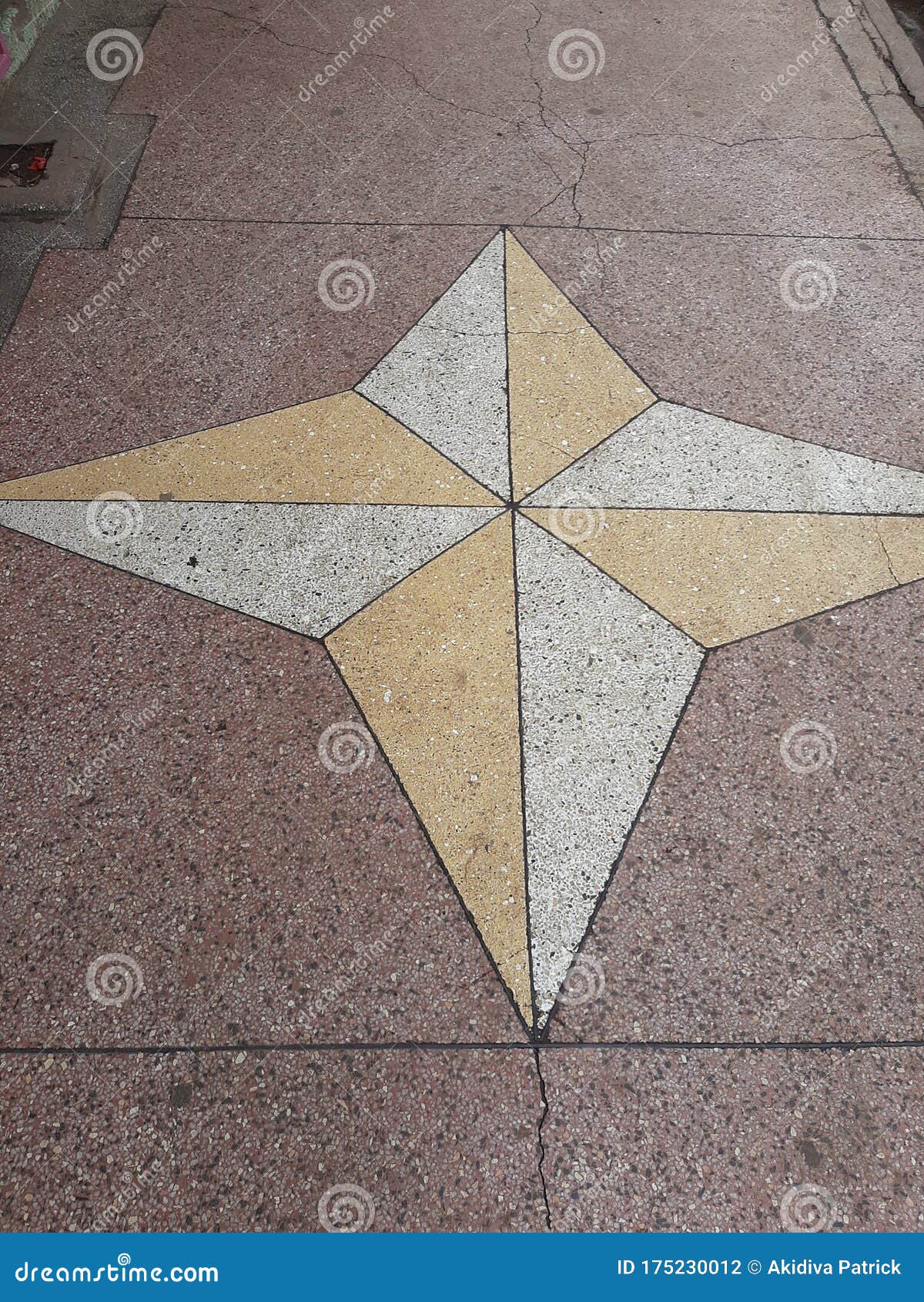 Well Shaped Star Shaped Floor Tiles Stock Photo - Image of tiles, star ...