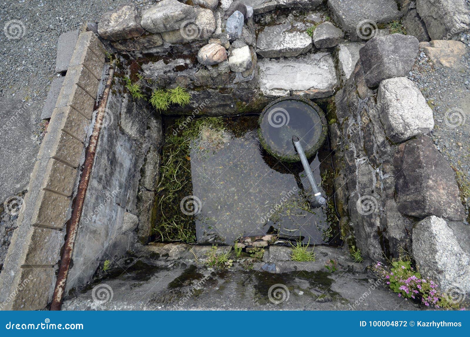 A well and spring stock photo. Image of fresh, energy - 100004872