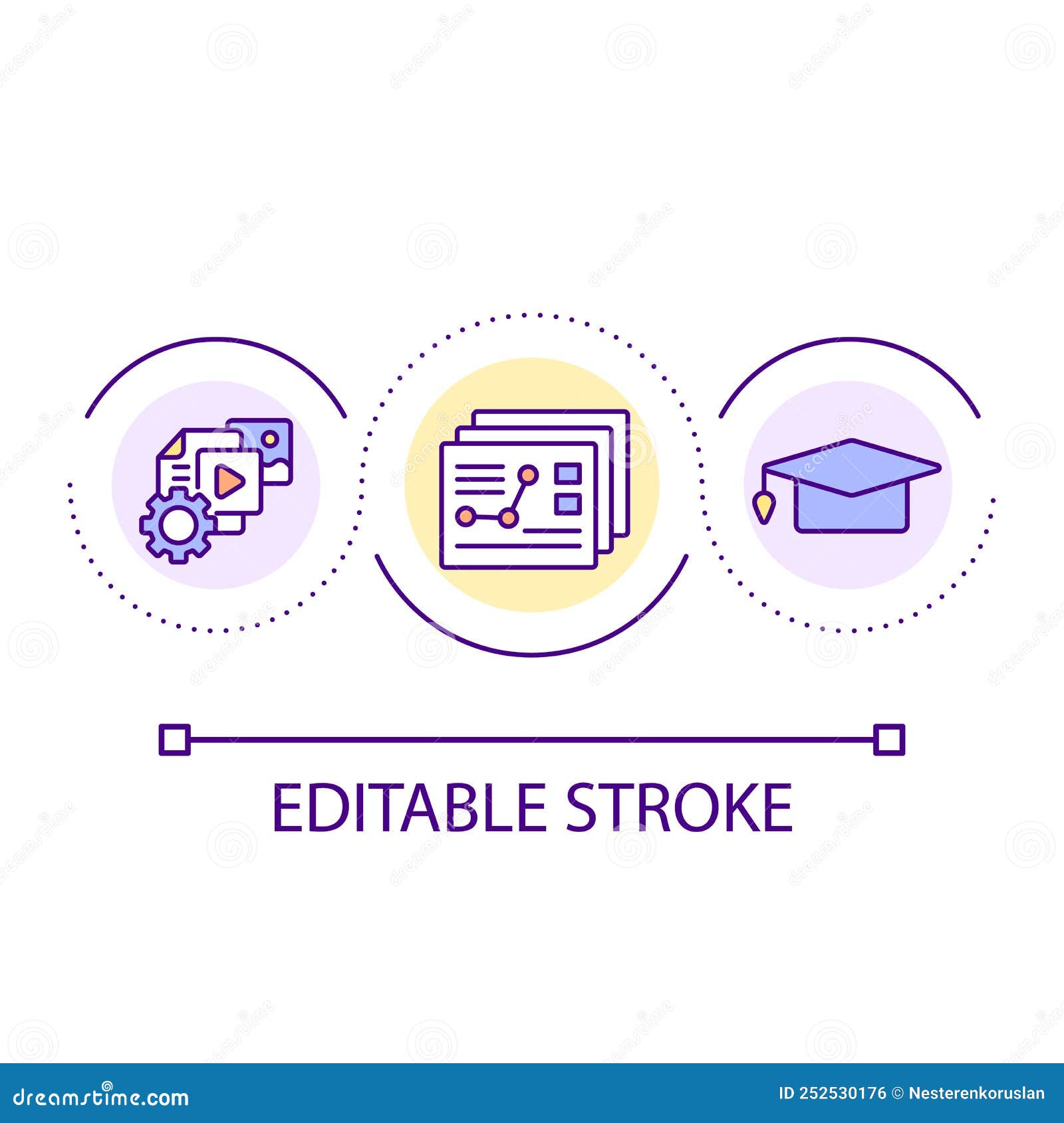 Structured Drawing Smoll Flowers On A Green Background. Royalty-Free ...