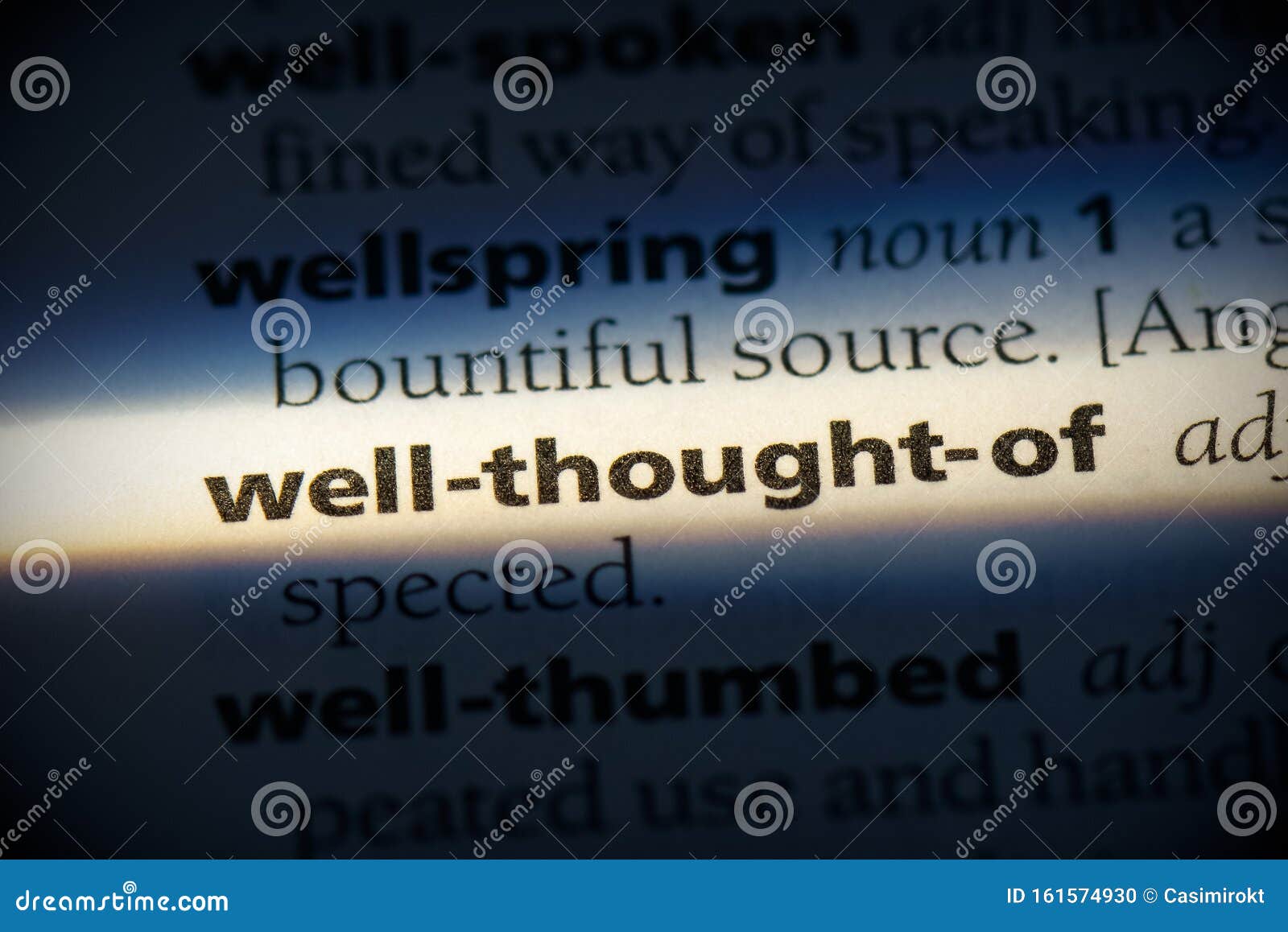 Well-thought-of stock photo. Image of thought, learn - 161574930