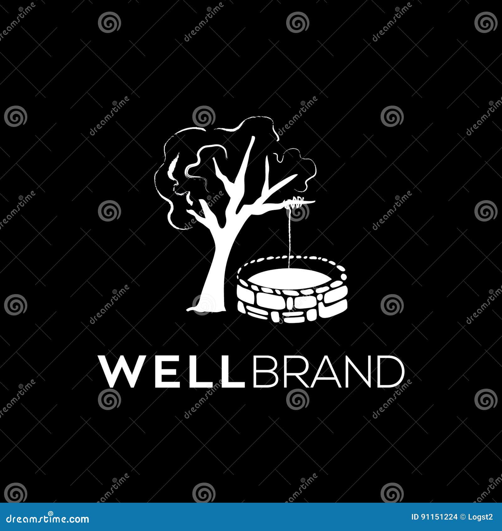 Well Vector Illustration for Logo Design Template Stock Vector ...