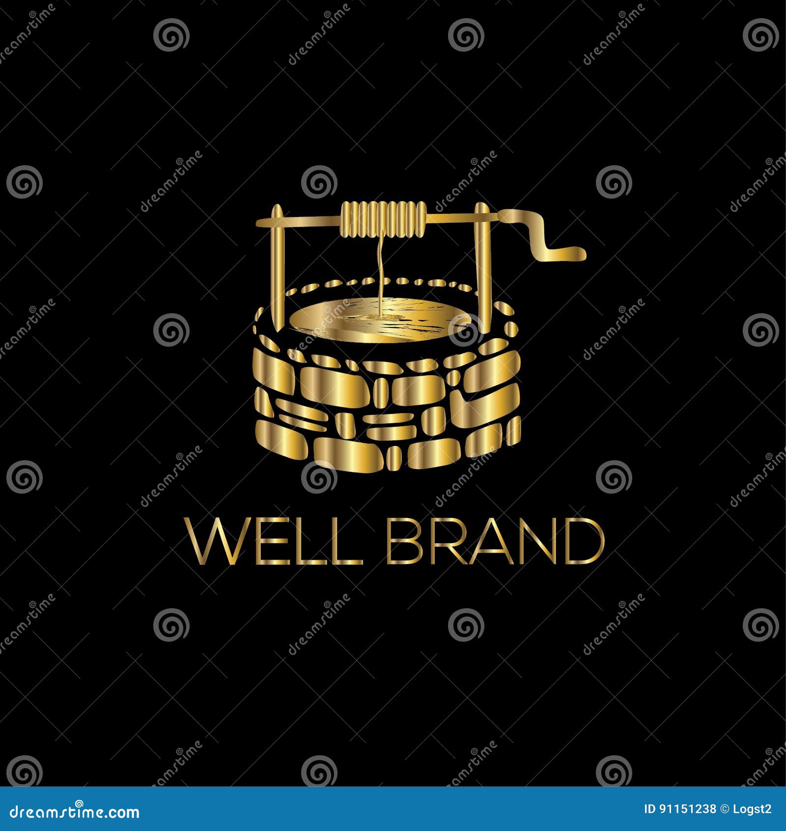 Well Vector Illustration for Logo Design Template Stock Vector ...
