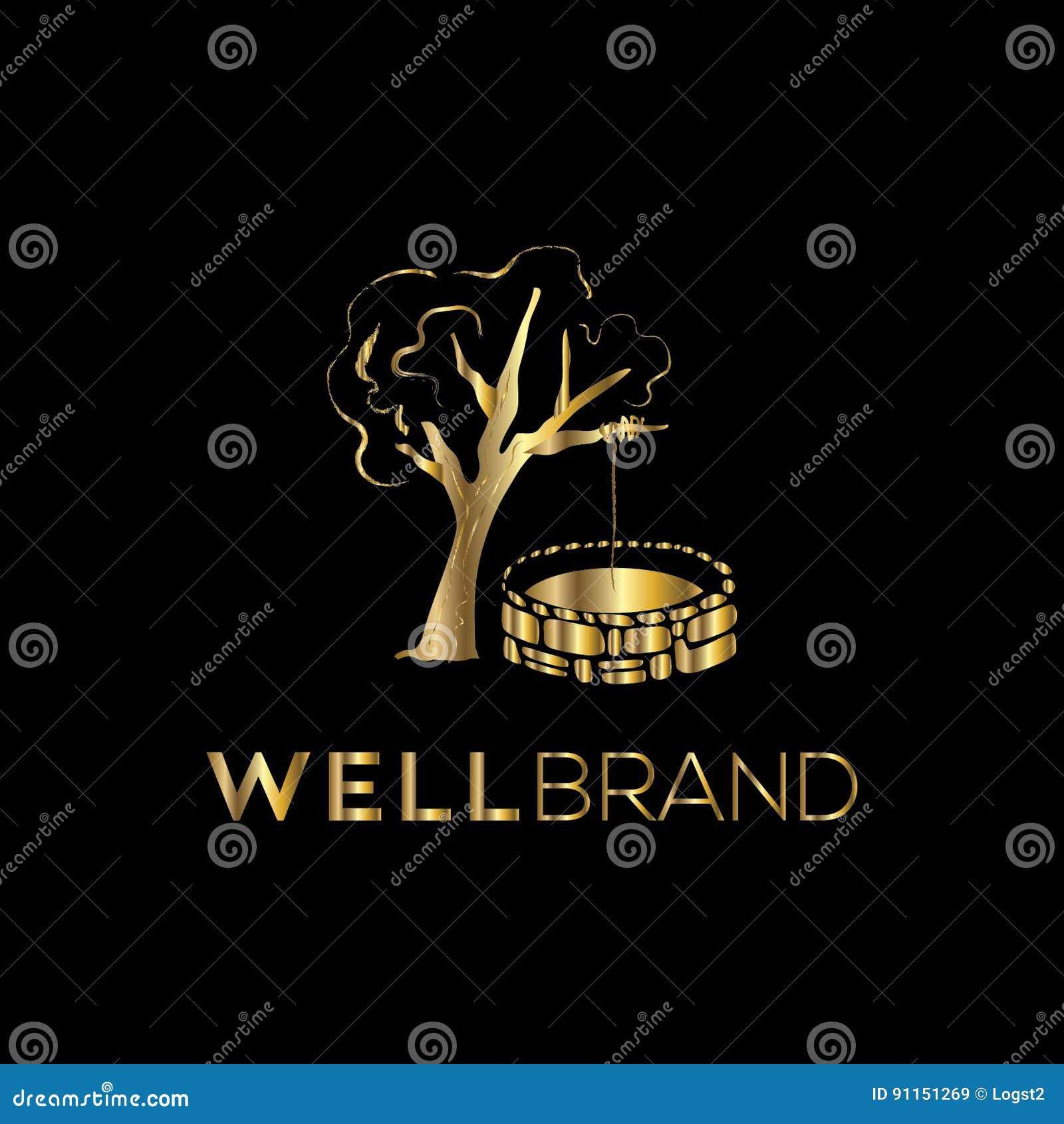 Well Vector Illustration for Logo Design Template Stock Vector ...